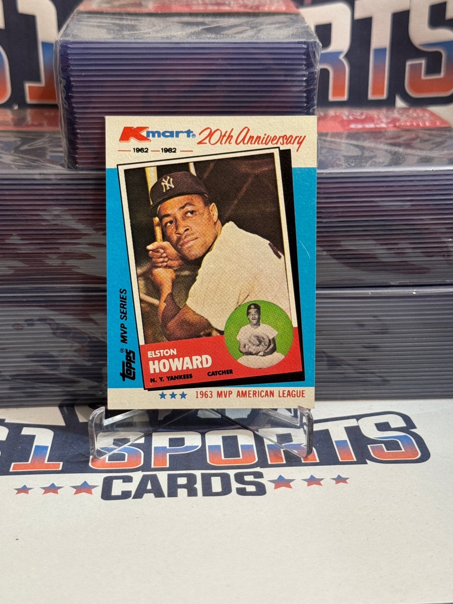 1982 Topps (Kmart 20th Anniversary) Elston Howard #3 – $1 Sports Cards