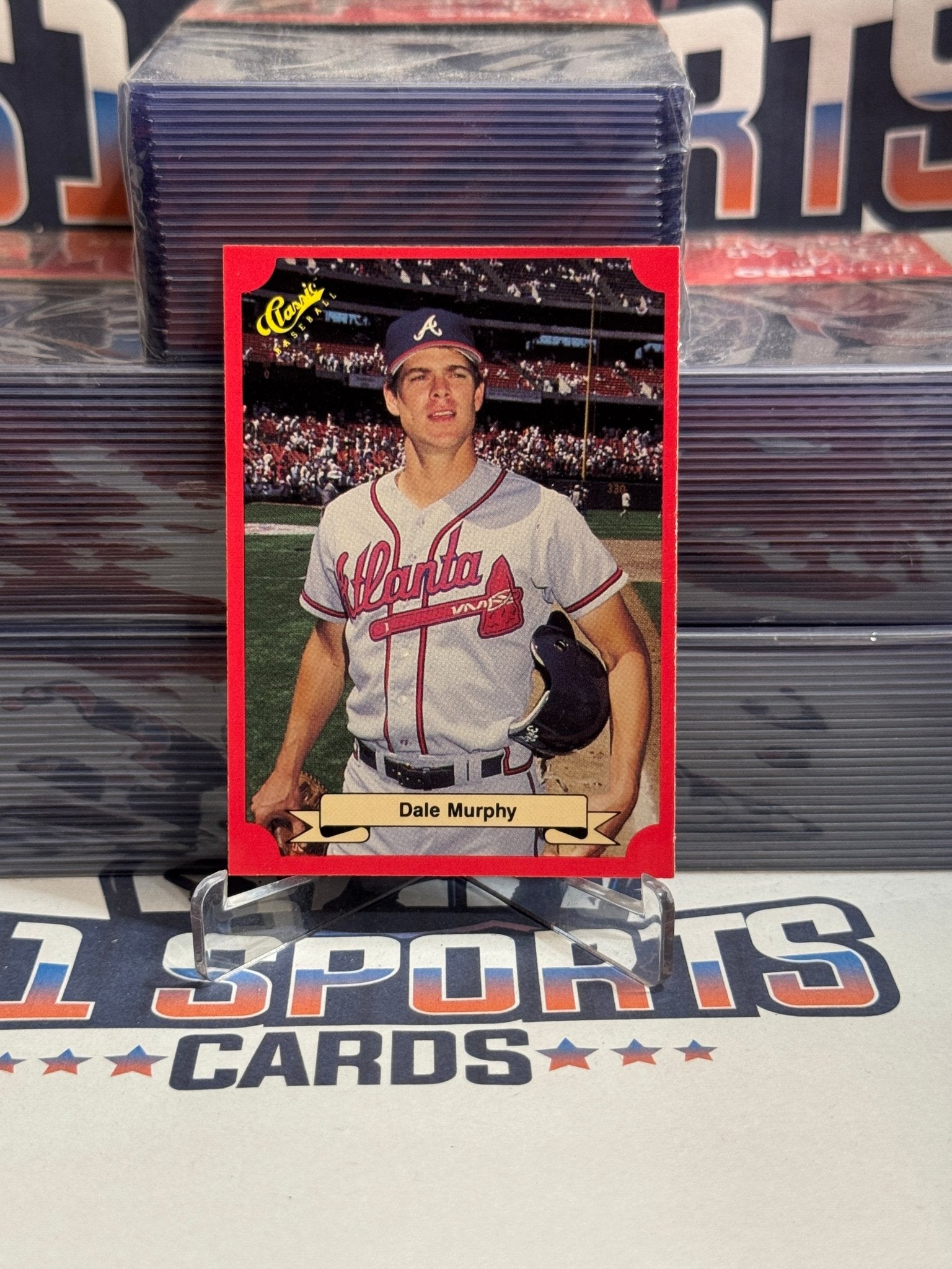 1988 Classic (Red) Dale Murphy #156 – $1 Sports Cards