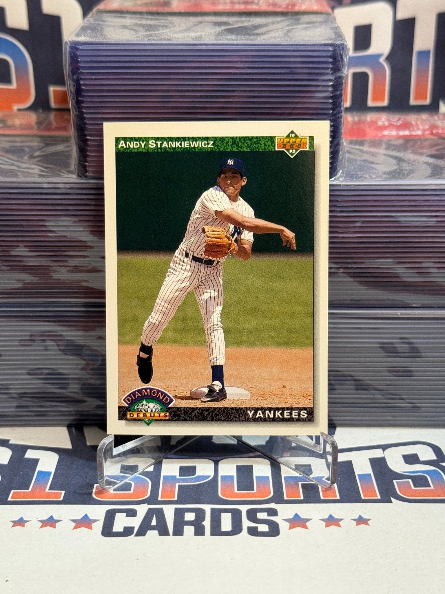 1992 Upper Deck (Diamond Debuts) Andy Stankiewicz Rookie #779 – $1 ...