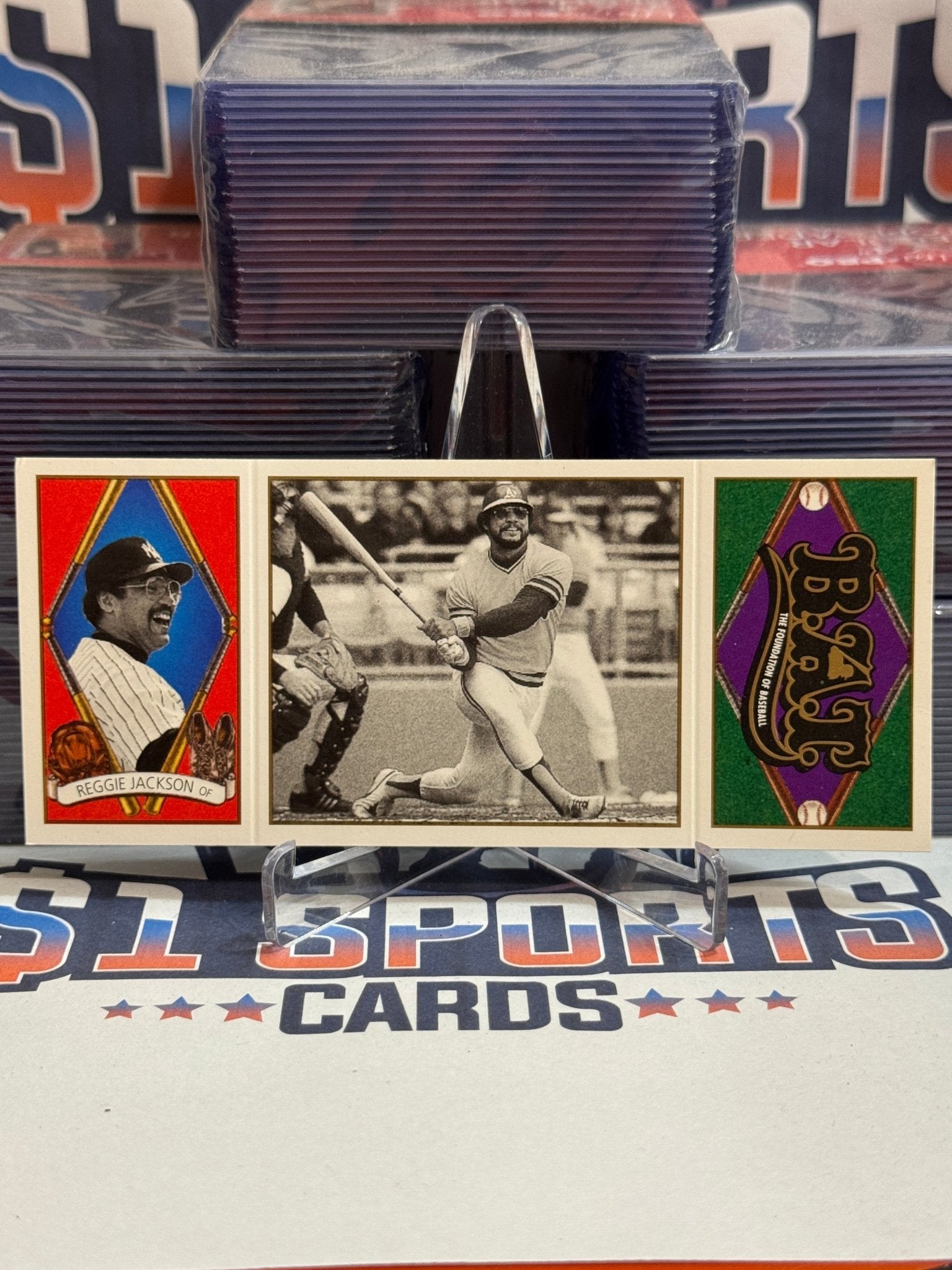 1993 Upper Deck B.A.T. Reggie Jackson #72 – $1 Sports Cards