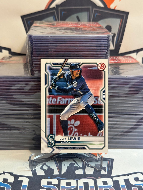 2021 Bowman (2nd Year) Kyle Lewis #48 – $1 Sports Cards
