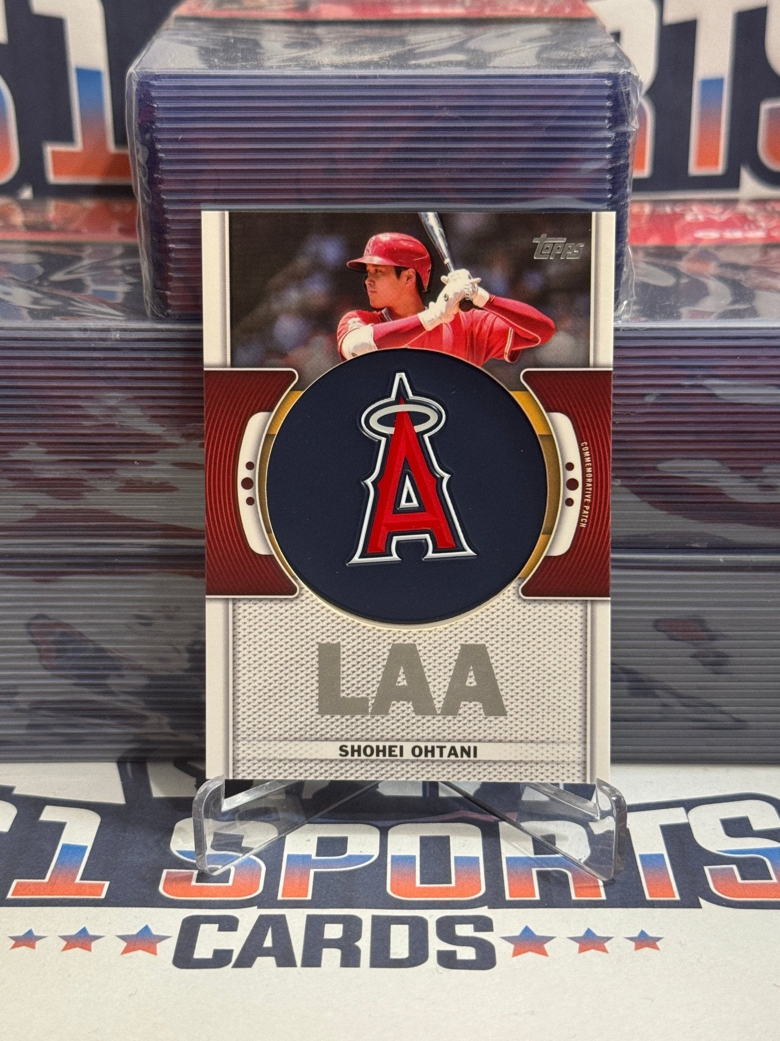 2023 Topps (Team Logo Patch Relic) Shohei Ohtani #TLP-SO – $1 Sports Cards