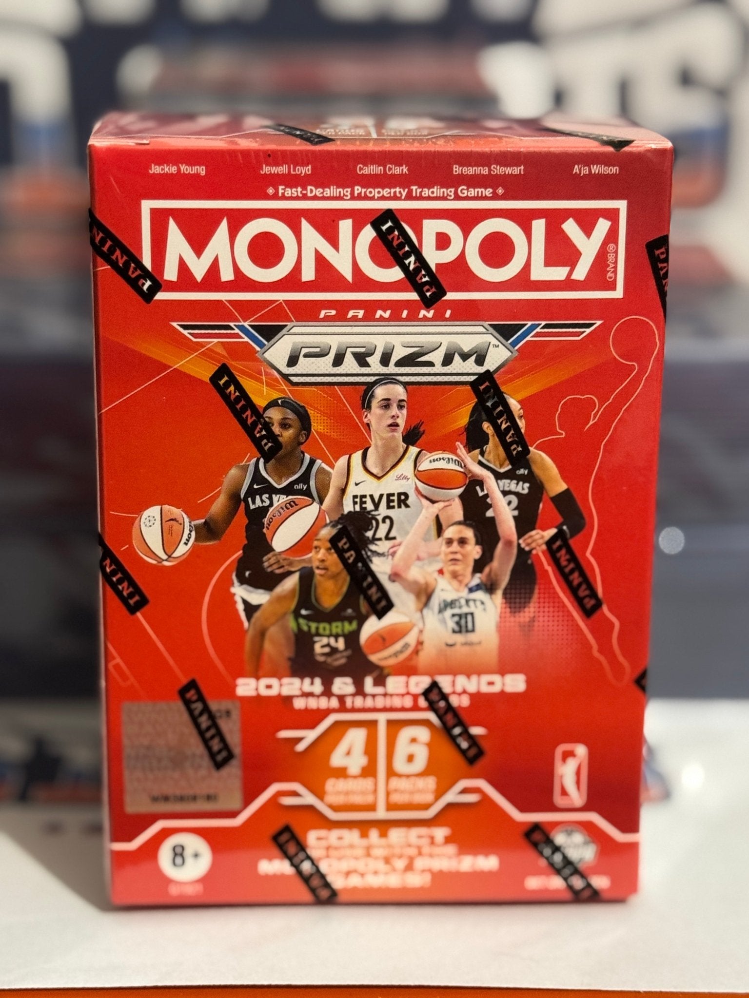 2024 Panini Prizm Monopoly WNBA Basketball Blaster Box – $1 Sports Cards