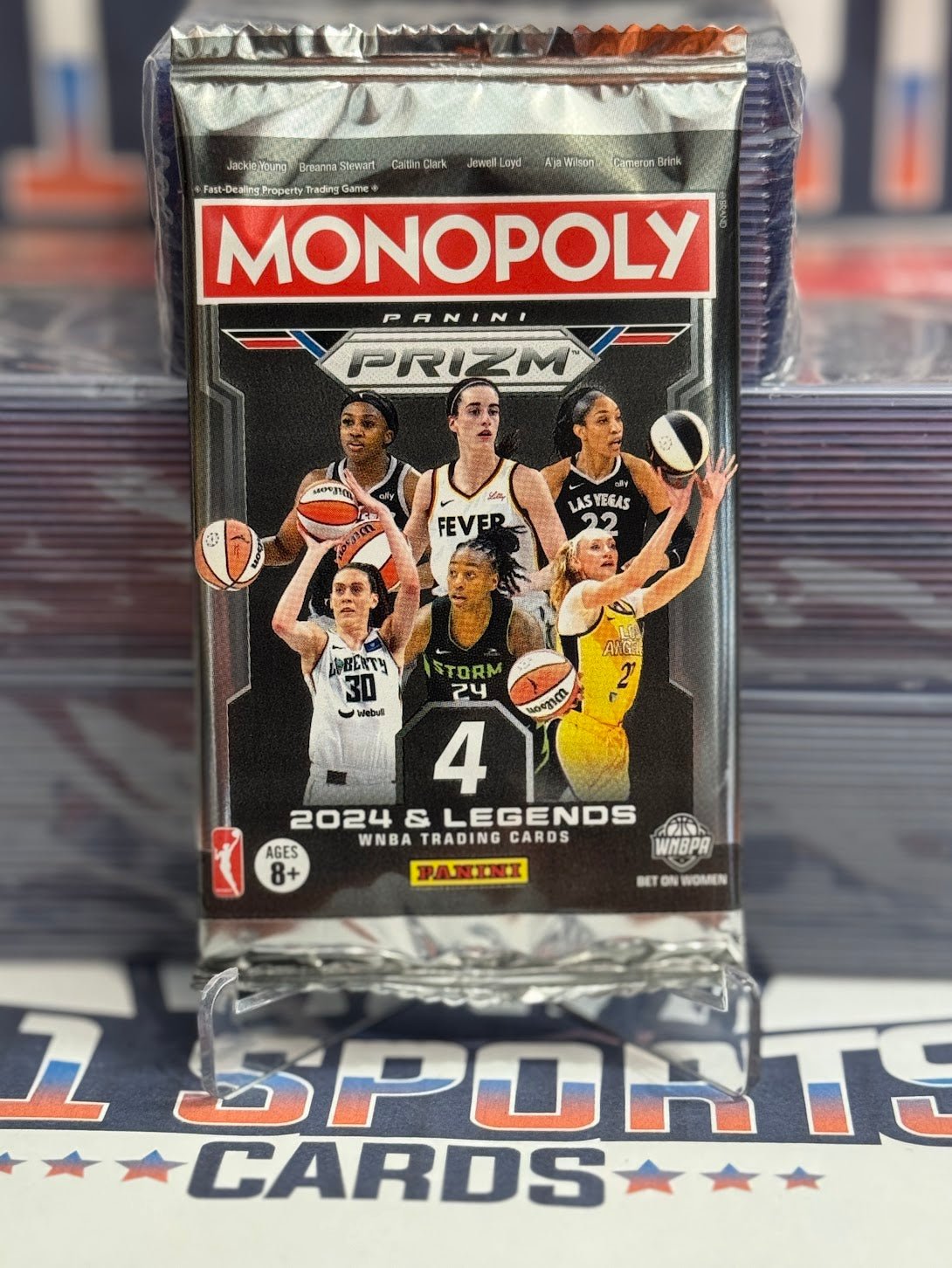 2024 Panini Prizm Monopoly WNBA Basketball Retail Pack – $1 Sports Cards