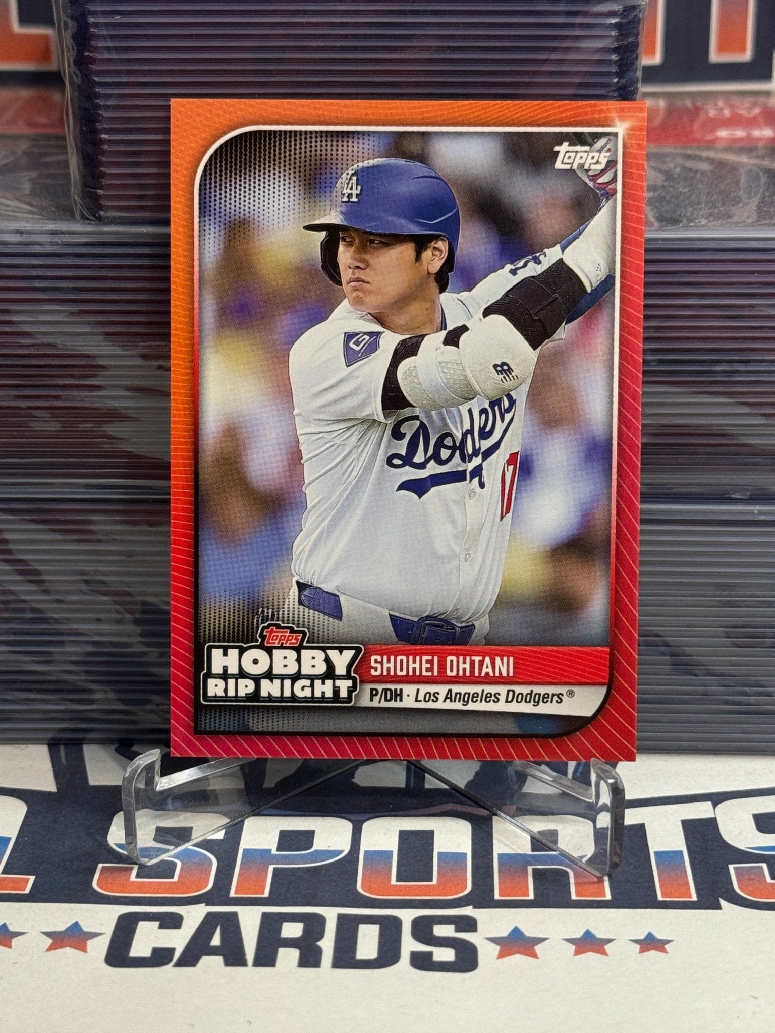 2024 Topps (Red, Hobby Rip Night) Shohei Ohtani #23 – $1 Sports Cards