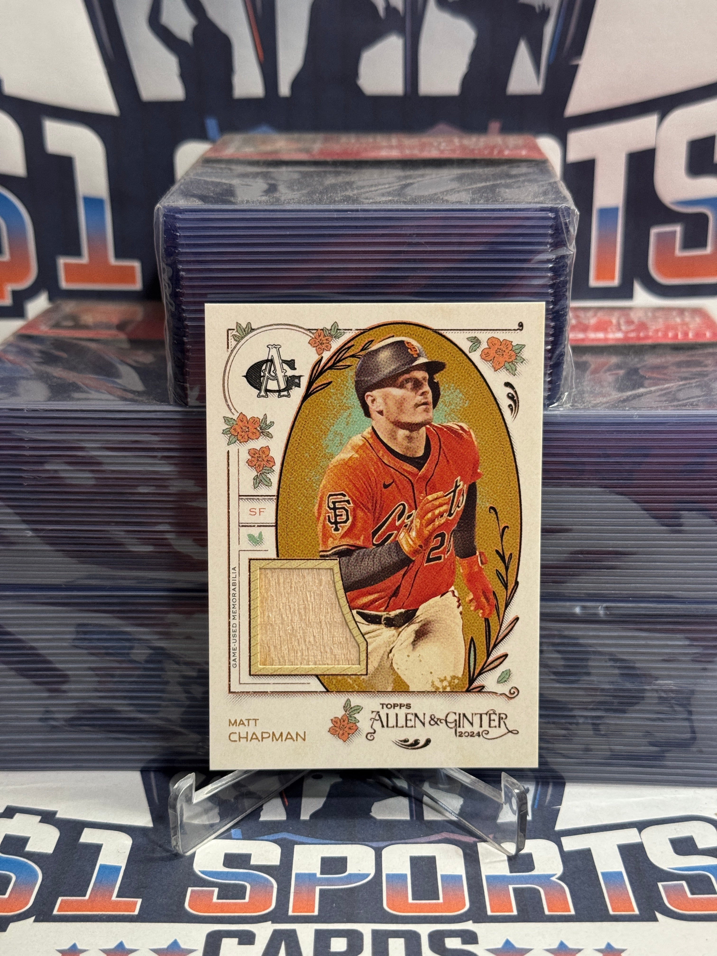 2024 Topps Allen & Ginter (Relic) Matt Chapman #AGR-MCH – $1 Sports Cards