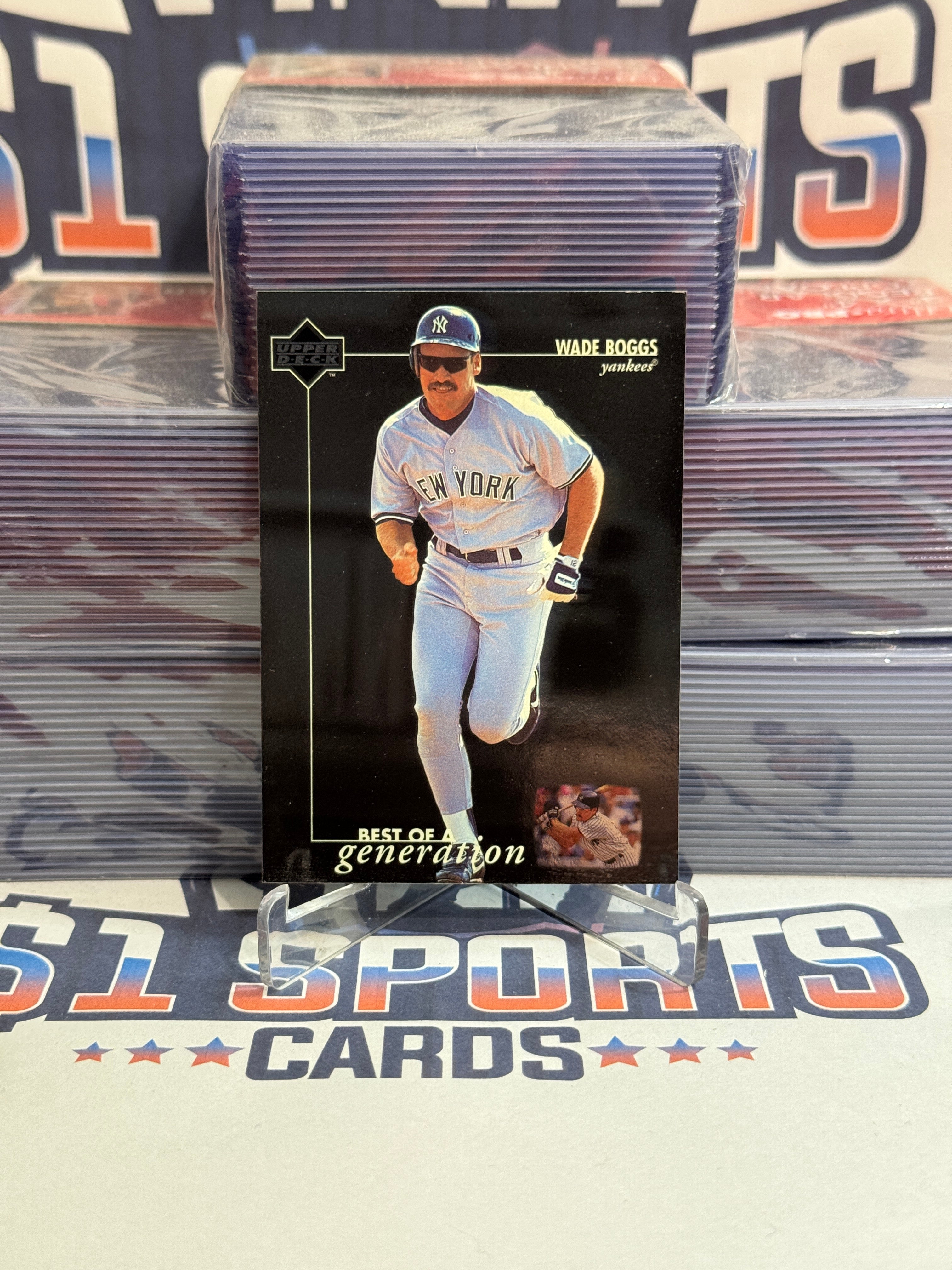 1996 Upper Deck (Best of the Generation) Wade Boggs #372 – $1 Sports Cards