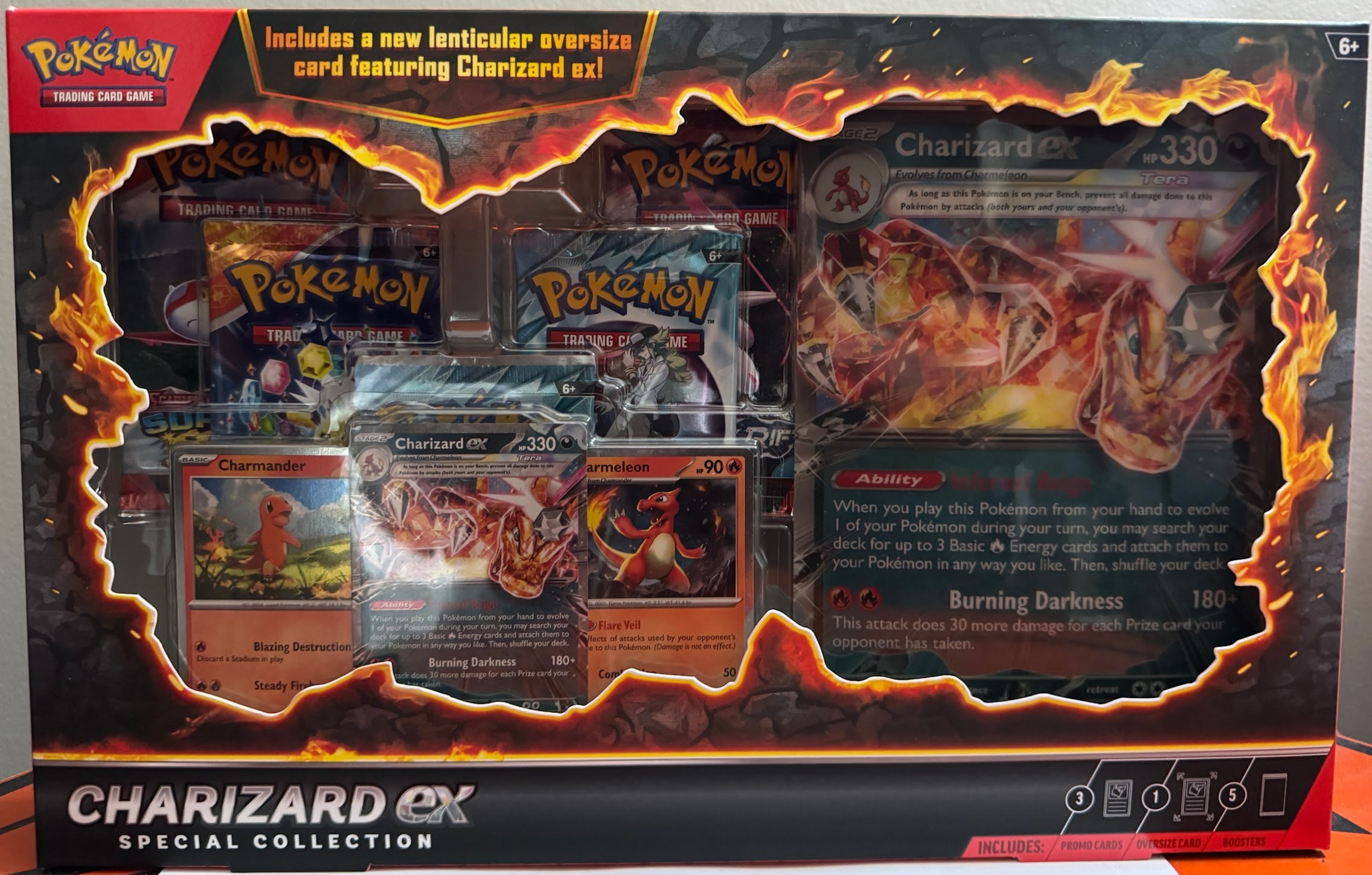 Pokemon TCG: Sealed Charizard EX Special Collection Box – $1 Sports Cards