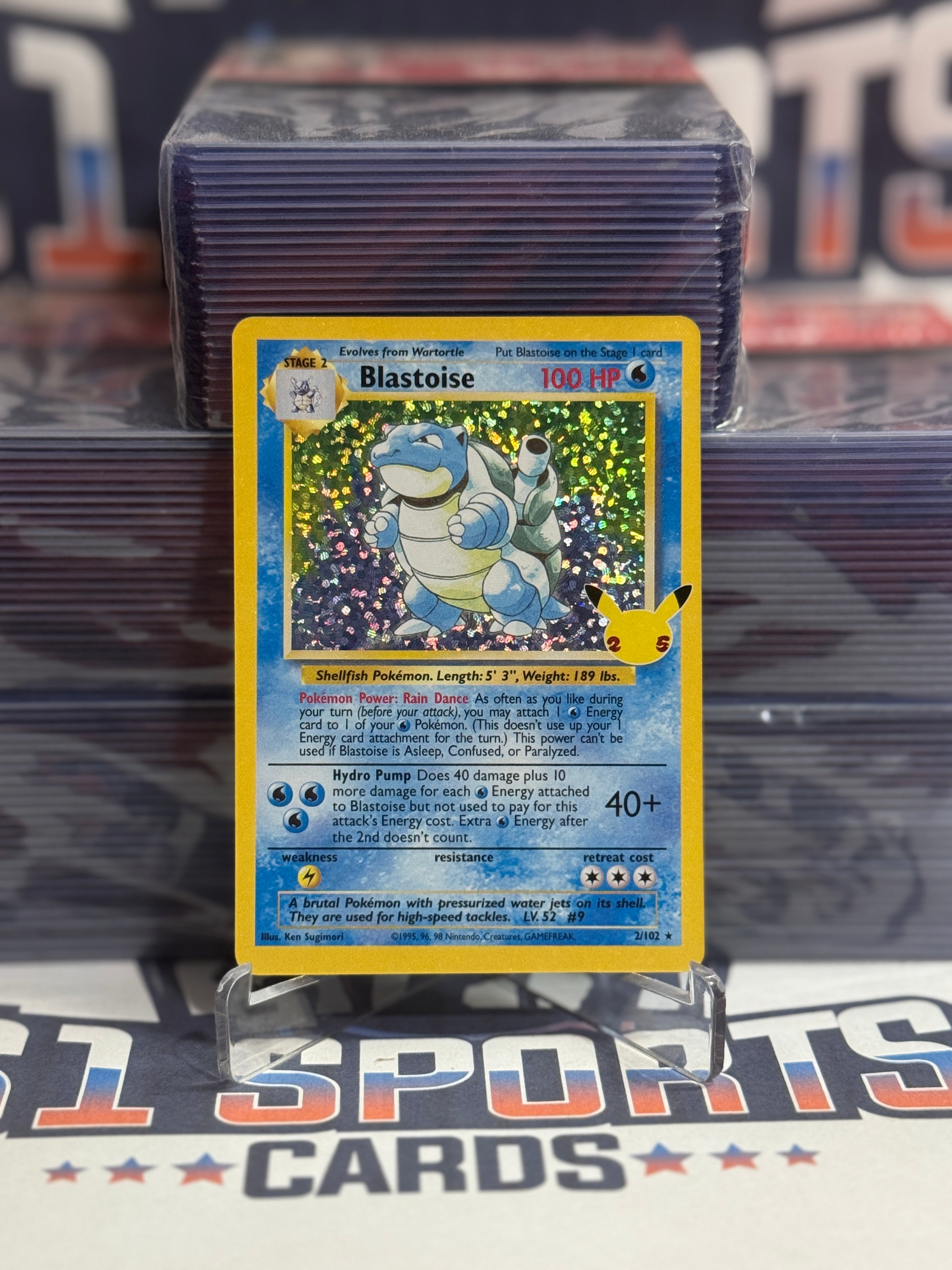 Pokemon TCG: Celebrations: Classic Collection - Blastoise (Rare) #10 ...