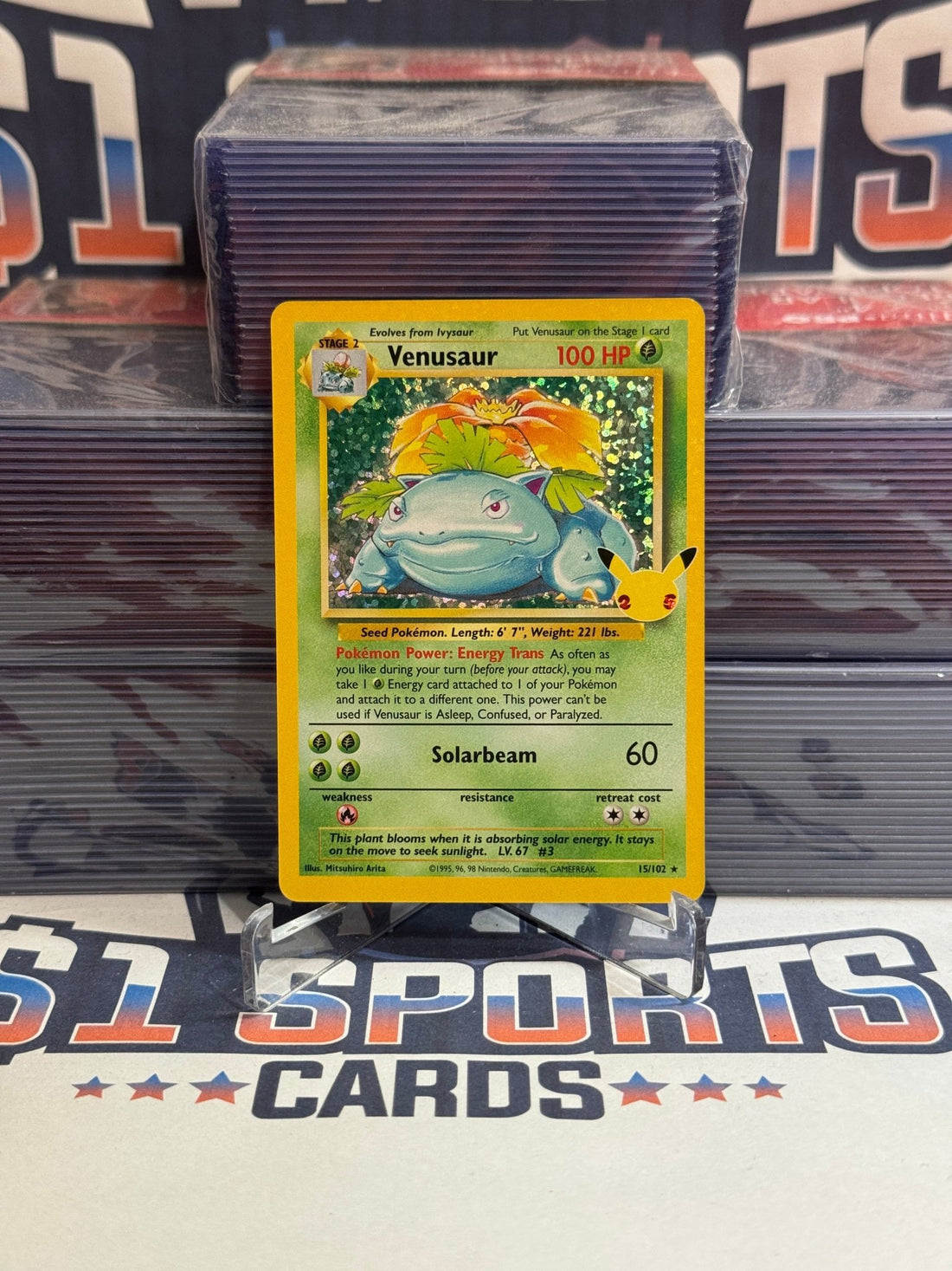 Pokemon TCG: Celebrations: Classic Collection - Venusaur (Rare) #15 ...