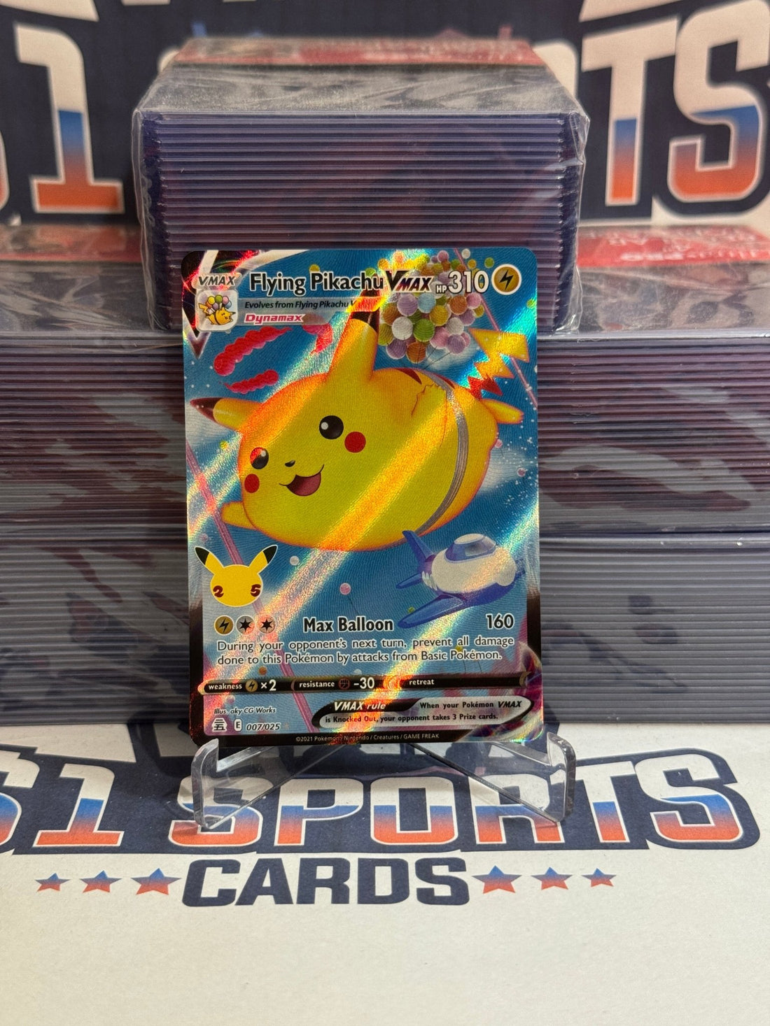 Pokemon TCG: Celebrations - Flying Pikachu VMAX (Ultra Rare) #7 – $1 ...