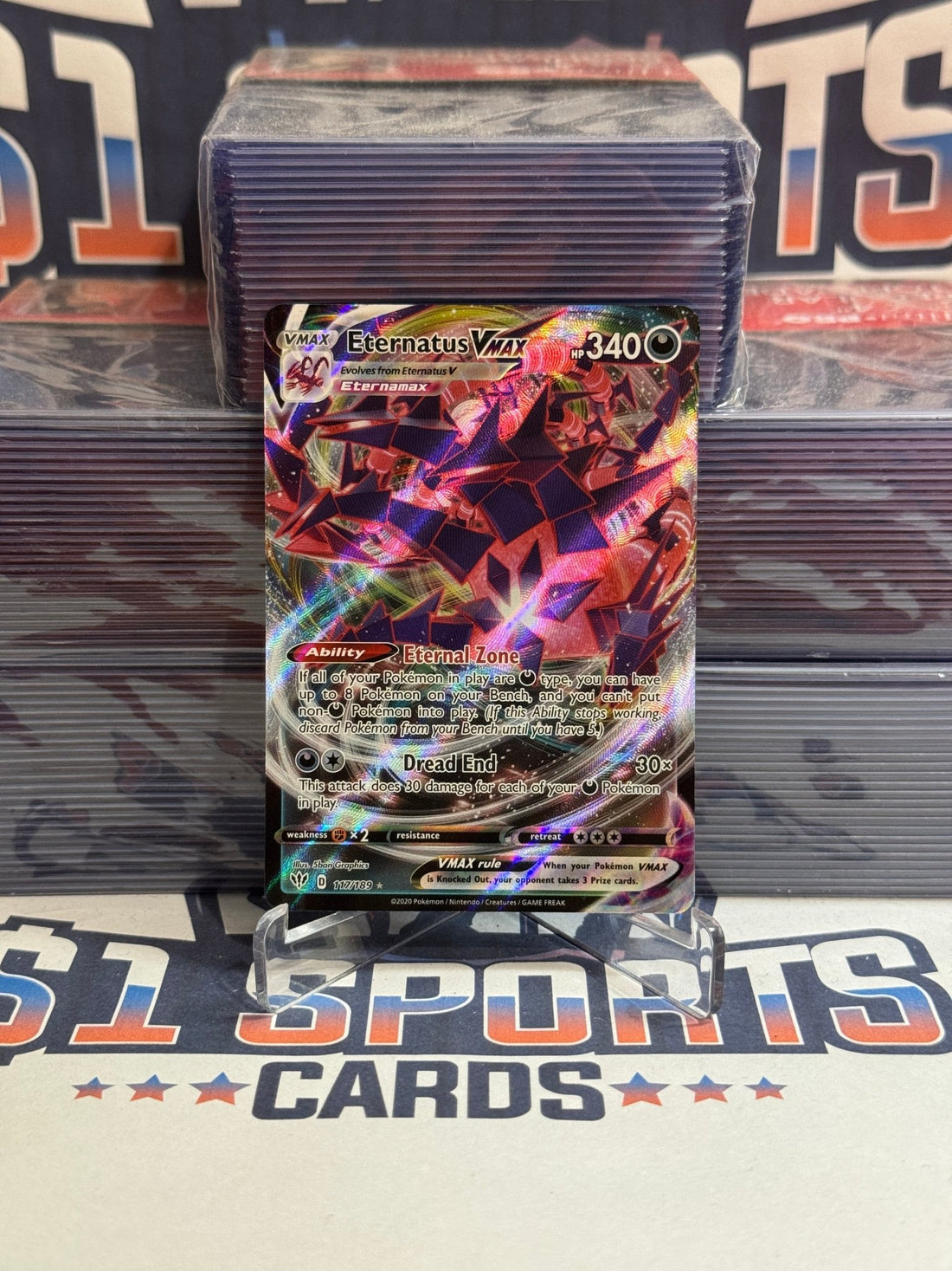Pokemon TCG: Darkness Ablaze - Eternatus VMAX (Ultra Rare) #117 – $1 ...