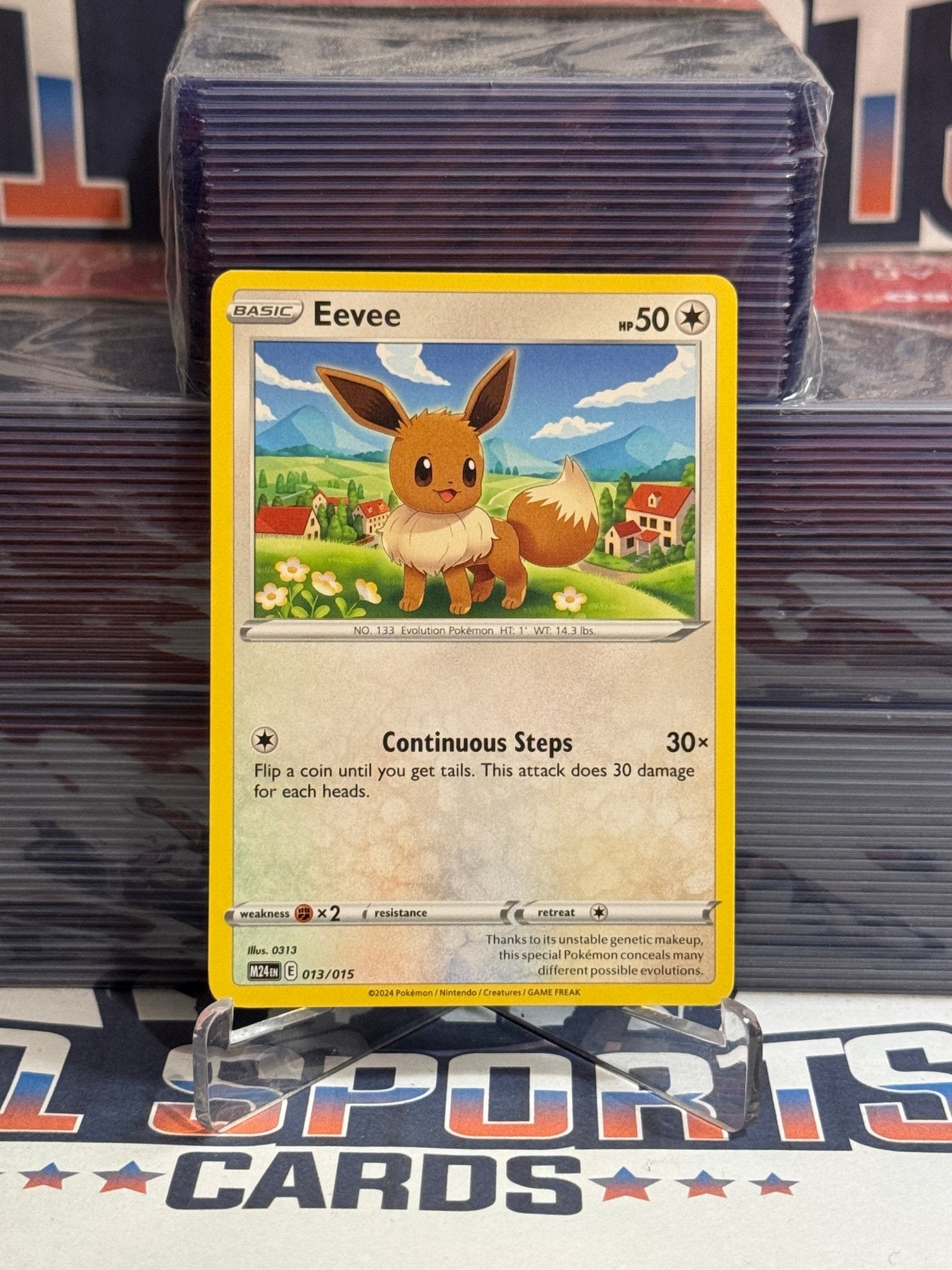 Pokemon TCG: McDonald's (2024) - Eevee #13 – $1 Sports Cards