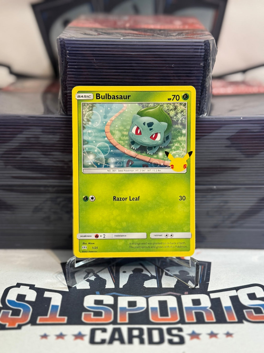 Pokemon TCG: McDonald's - Bulbasaur #1 – $1 Sports Cards