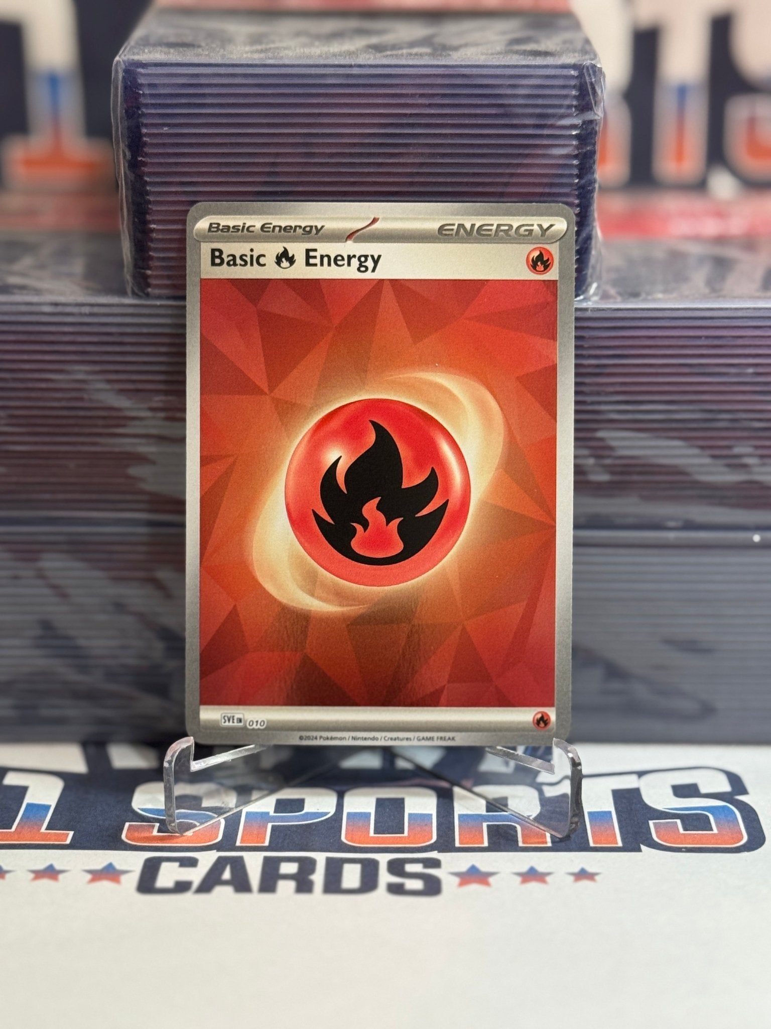 Pokemon TCG: Prismatic Evolutions - Fire Energy (Holo) – $1 Sports Cards