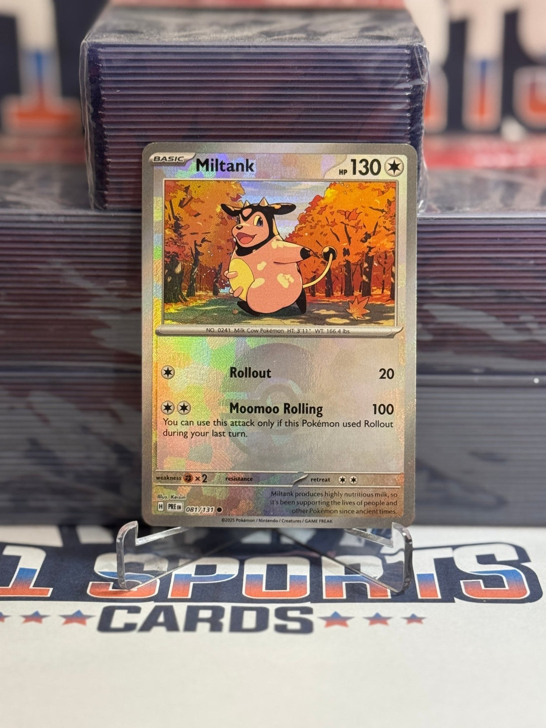 Pokemon TCG: Prismatic Evolutions - Miltank (Poke Ball) #81 – $1 Sports ...