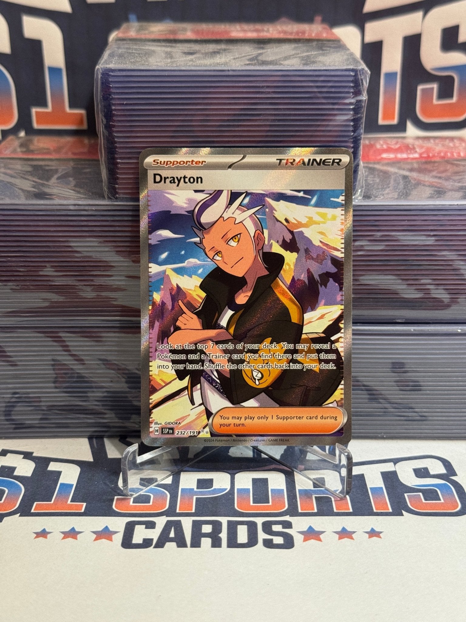 Pokemon TCG: Surging Sparks - Drayton (Full Art, Ultra Rare) #232 – $1 ...