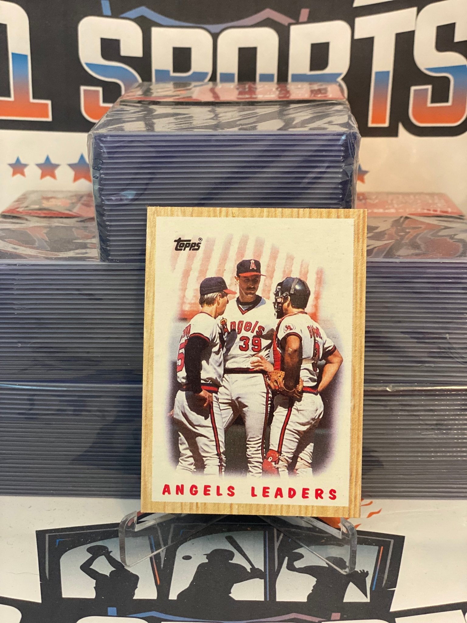 1987 Topps (Angels Team Card) Rene Lachemann & Mike Witt #556 – $1 ...