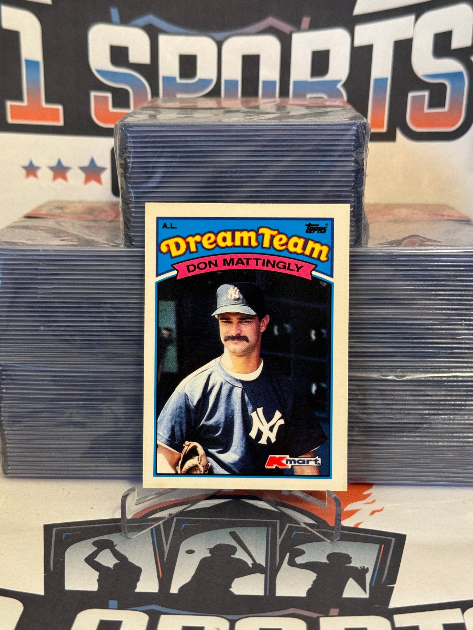 1989 Topps (Kmart Dream Team) Don Mattingly #12 – $1 Sports Cards
