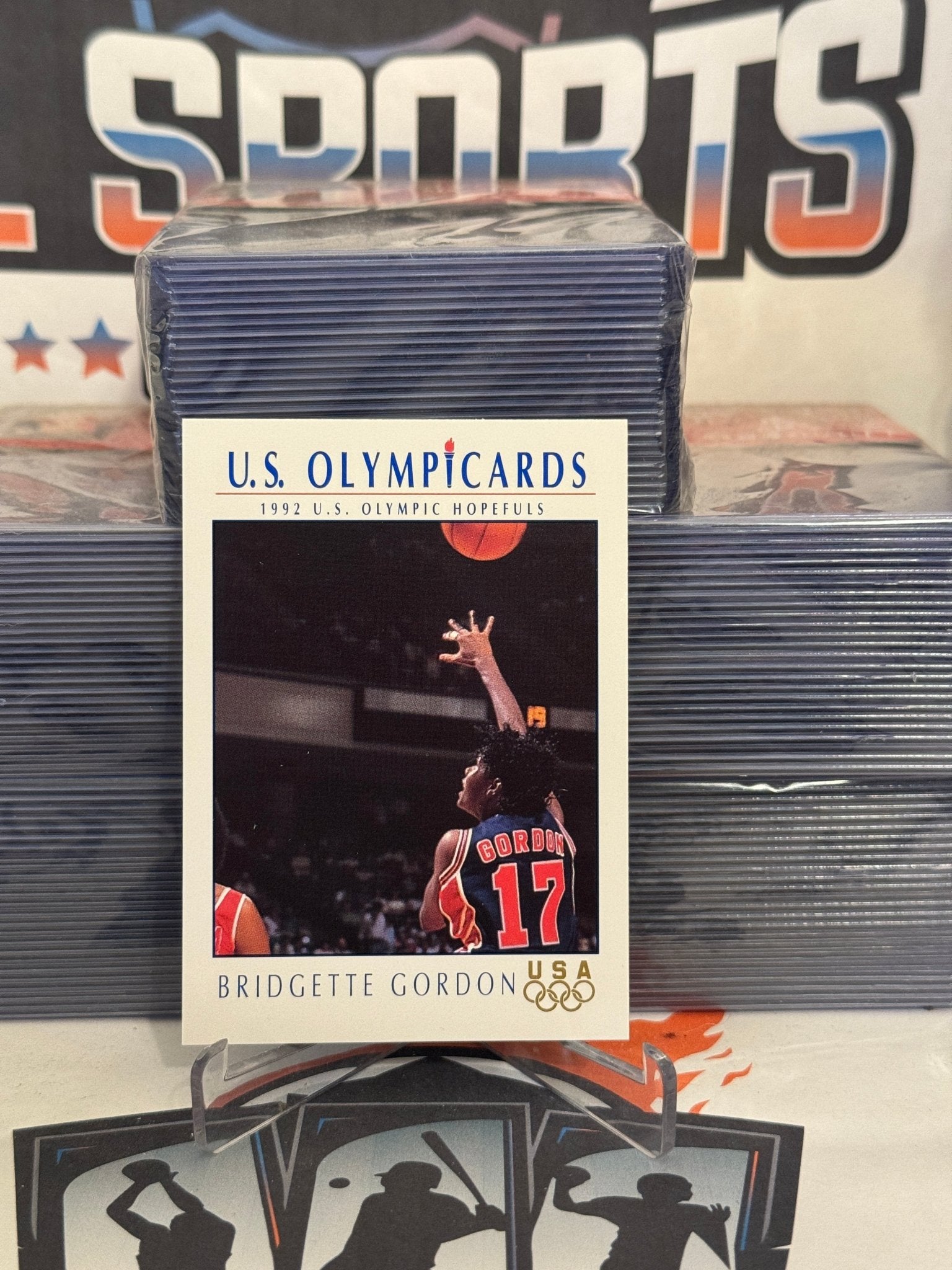 1992 Impel U.S. Olympics Bridgette Gordon #20 – $1 Sports Cards