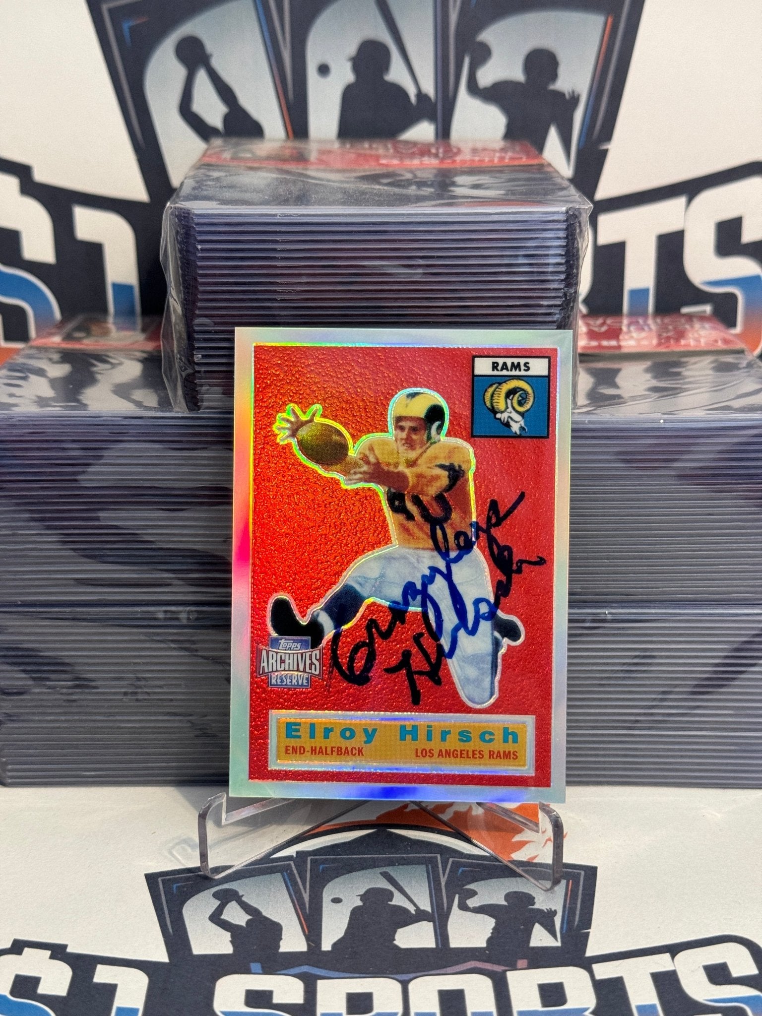 2001 Topps Archives Reserve (Auto) Elroy Hirsch #78 – $1 Sports Cards