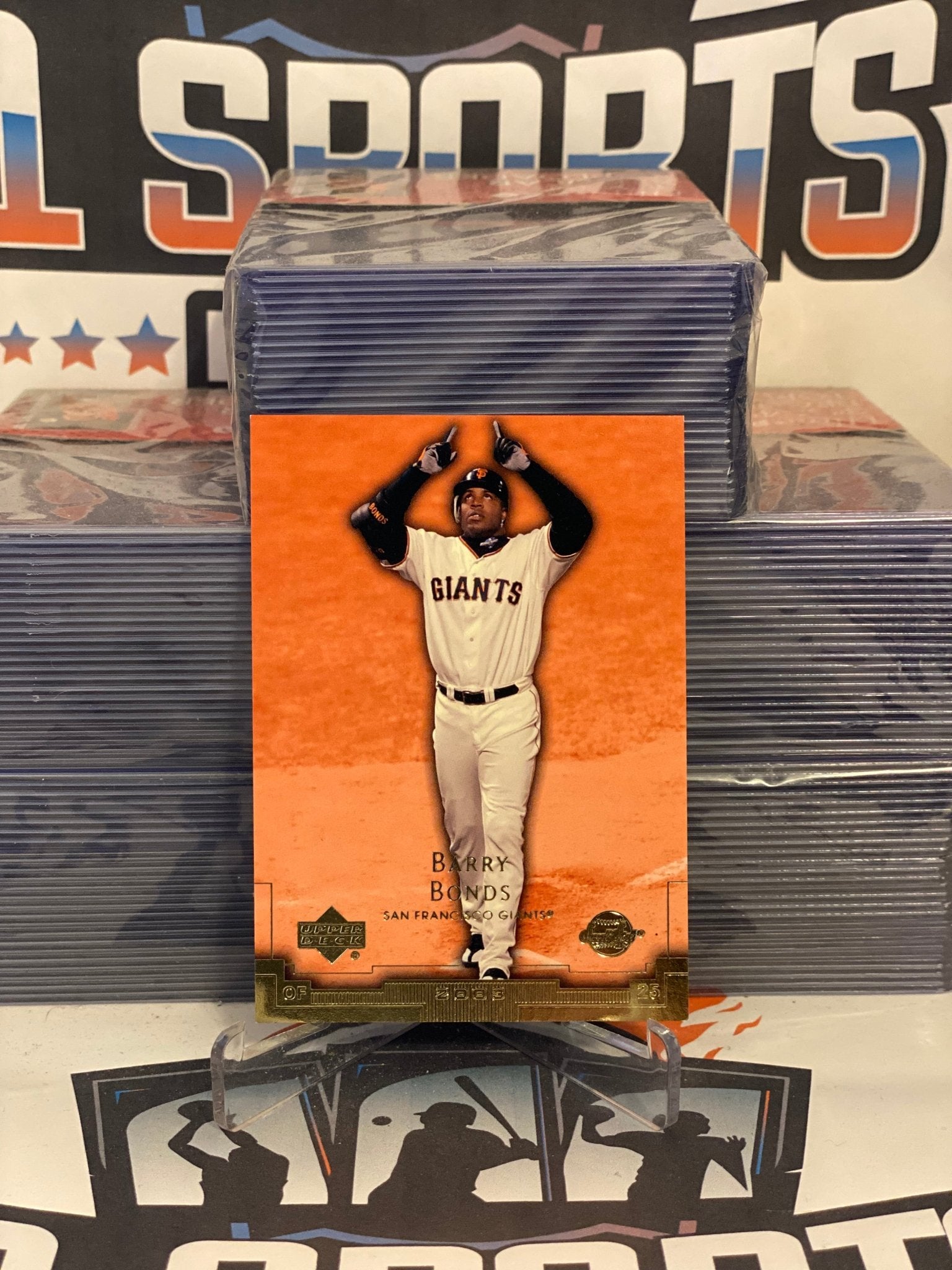 2003 Upper Deck Sweet Spot Barry Bonds #104 – $1 Sports Cards