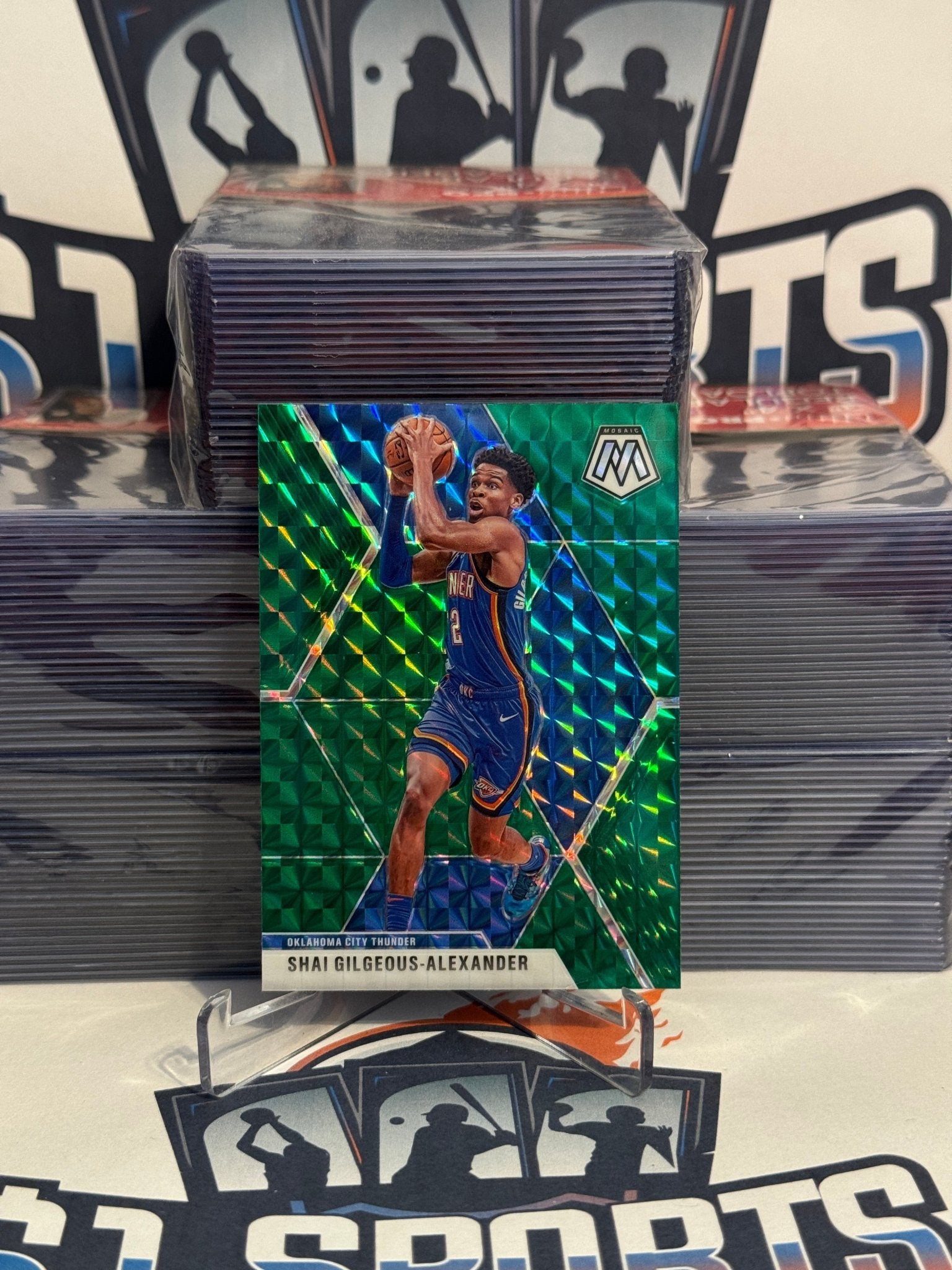 2019 Panini Mosaic (Green Prizm) Shai Gilgeous-Alexander #133 – $1 ...