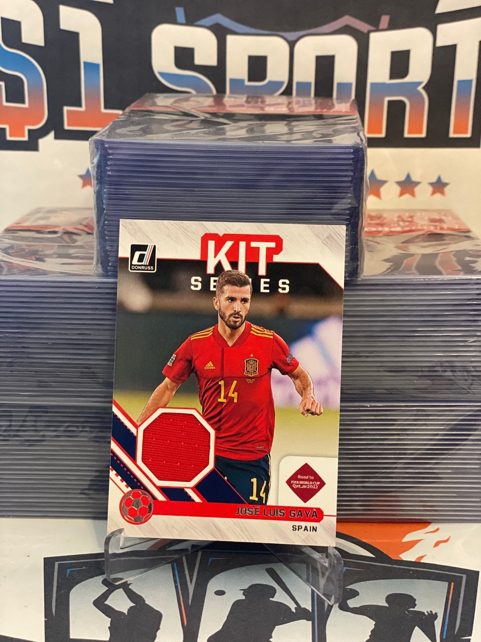 2021 Donruss FIFA World Cup (Kit Series Relic) Jose Luis Gaya #KS-JLG ...