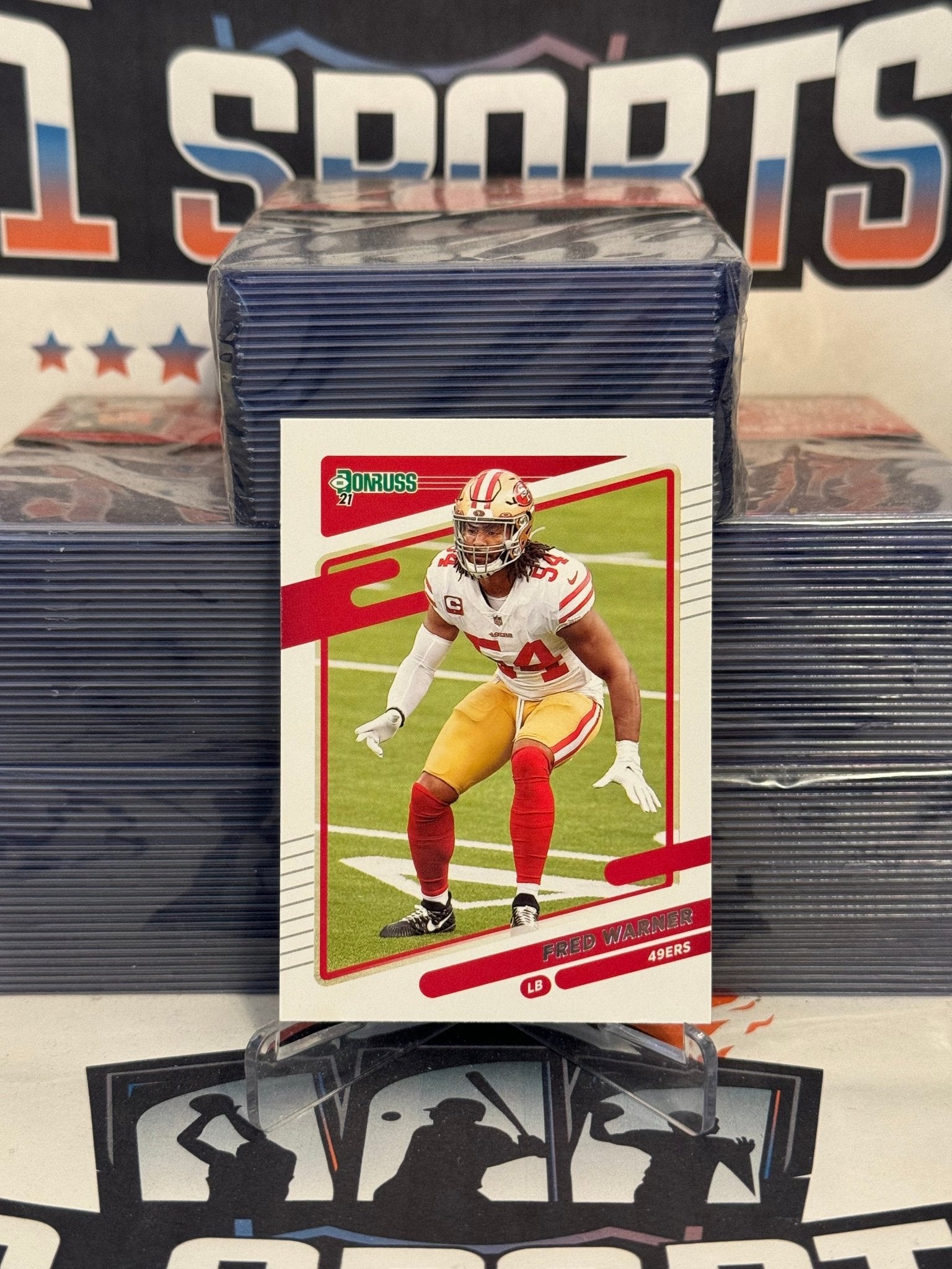 2021 Donruss Fred Warner #59 – $1 Sports Cards