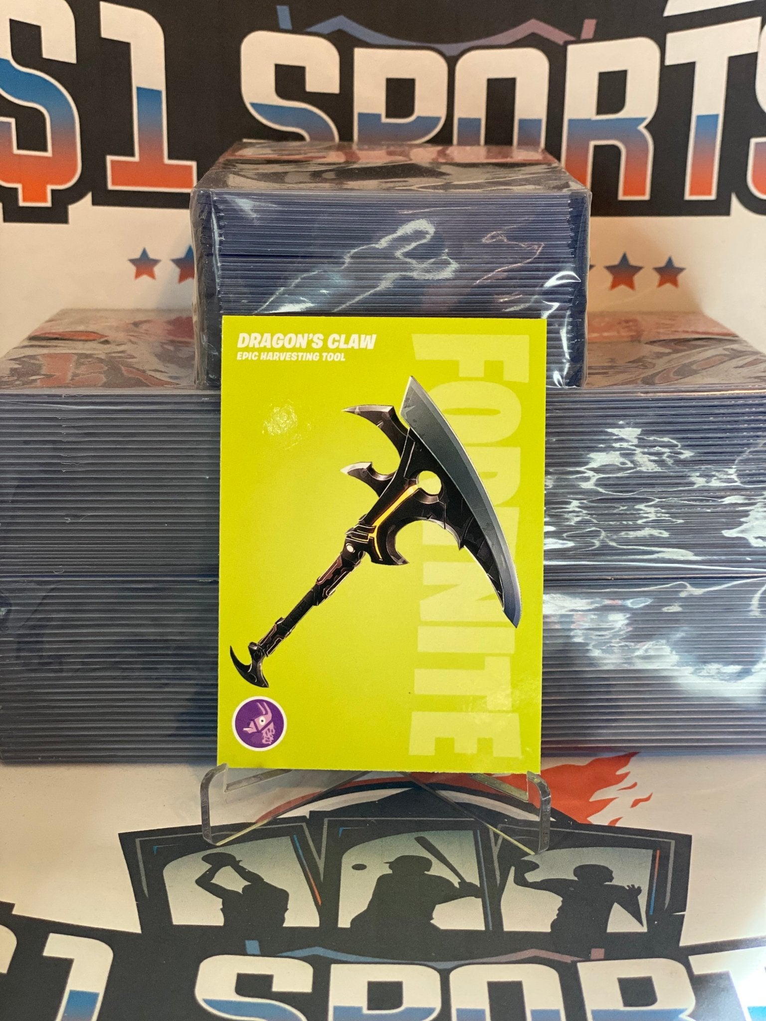 2021 Fortnite Series 3 (Harvesting Tools) Dragon's Claw / Ice Scepter ...