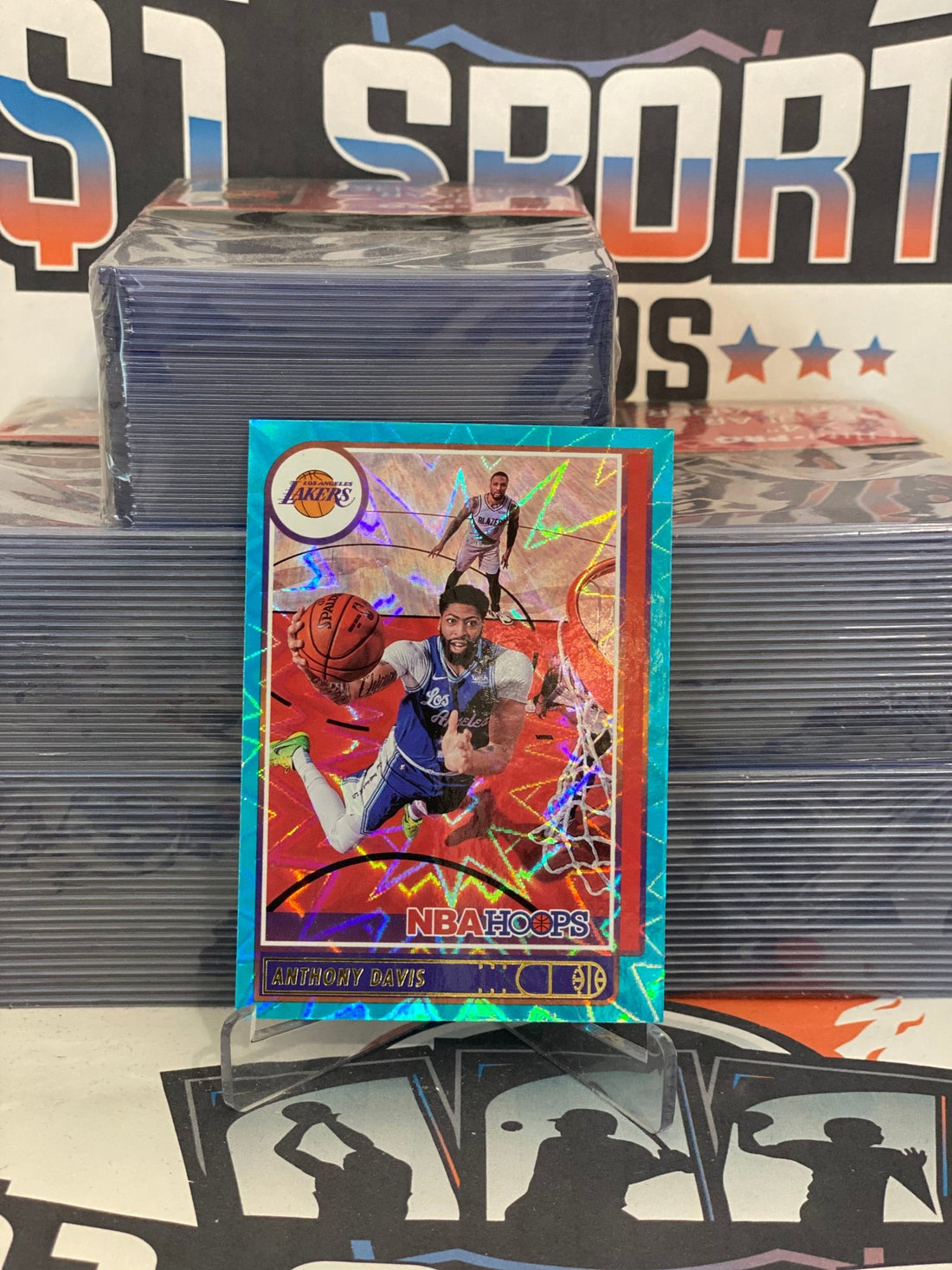 2021 NBA Hoops (Teal Explosion) Anthony Davis #146 – $1 Sports Cards