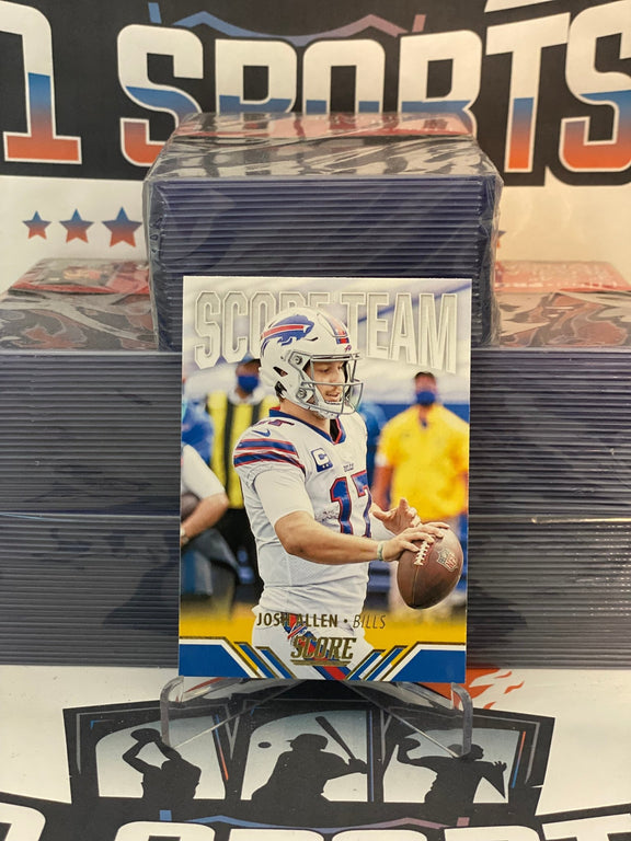 2021 Score (Gold, Score Team) Josh Allen #ST4 – $1 Sports Cards