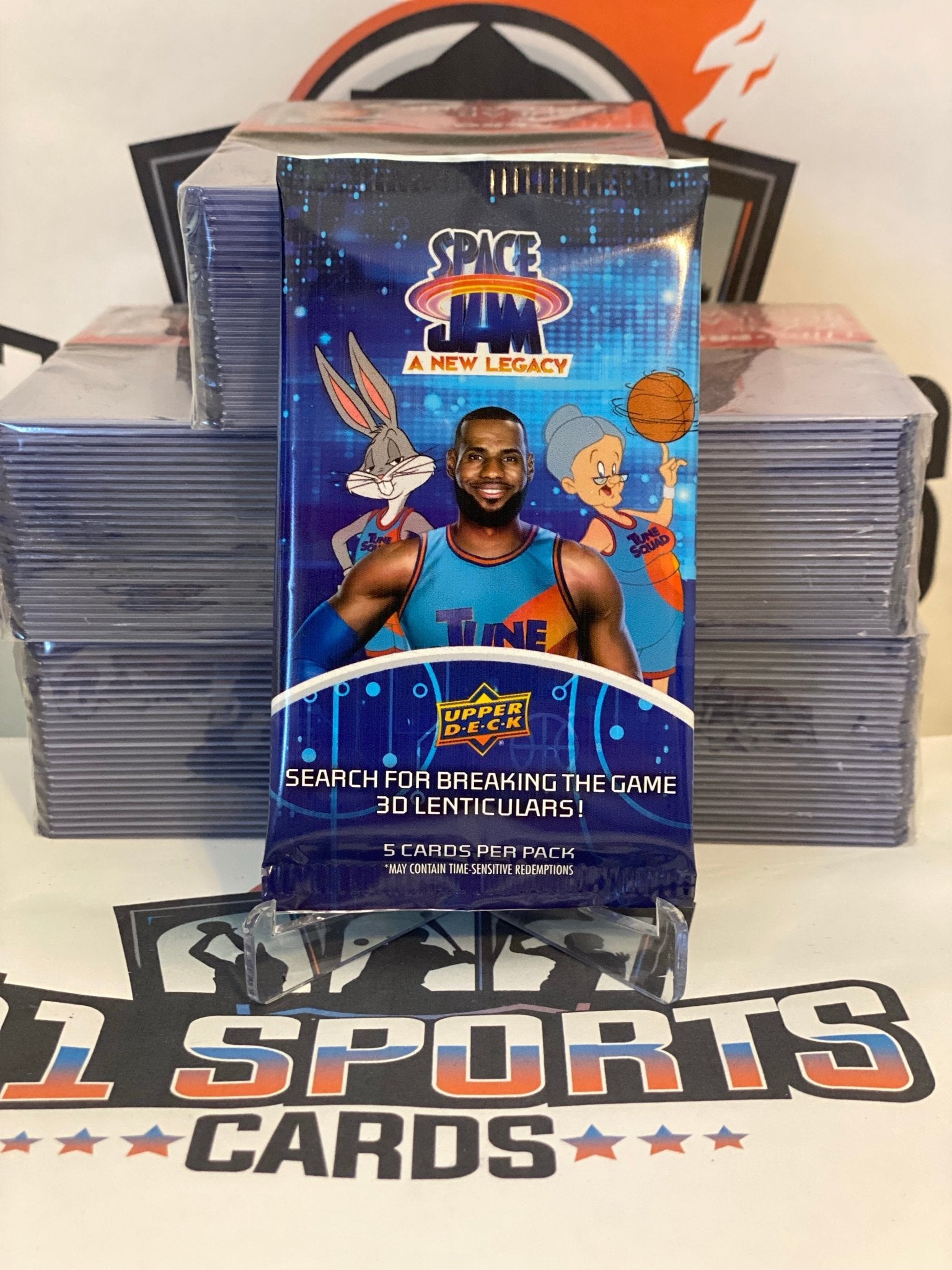 2021 Upper Deck Space Jam Movie Basketball Retail Pack – $1 Sports Cards