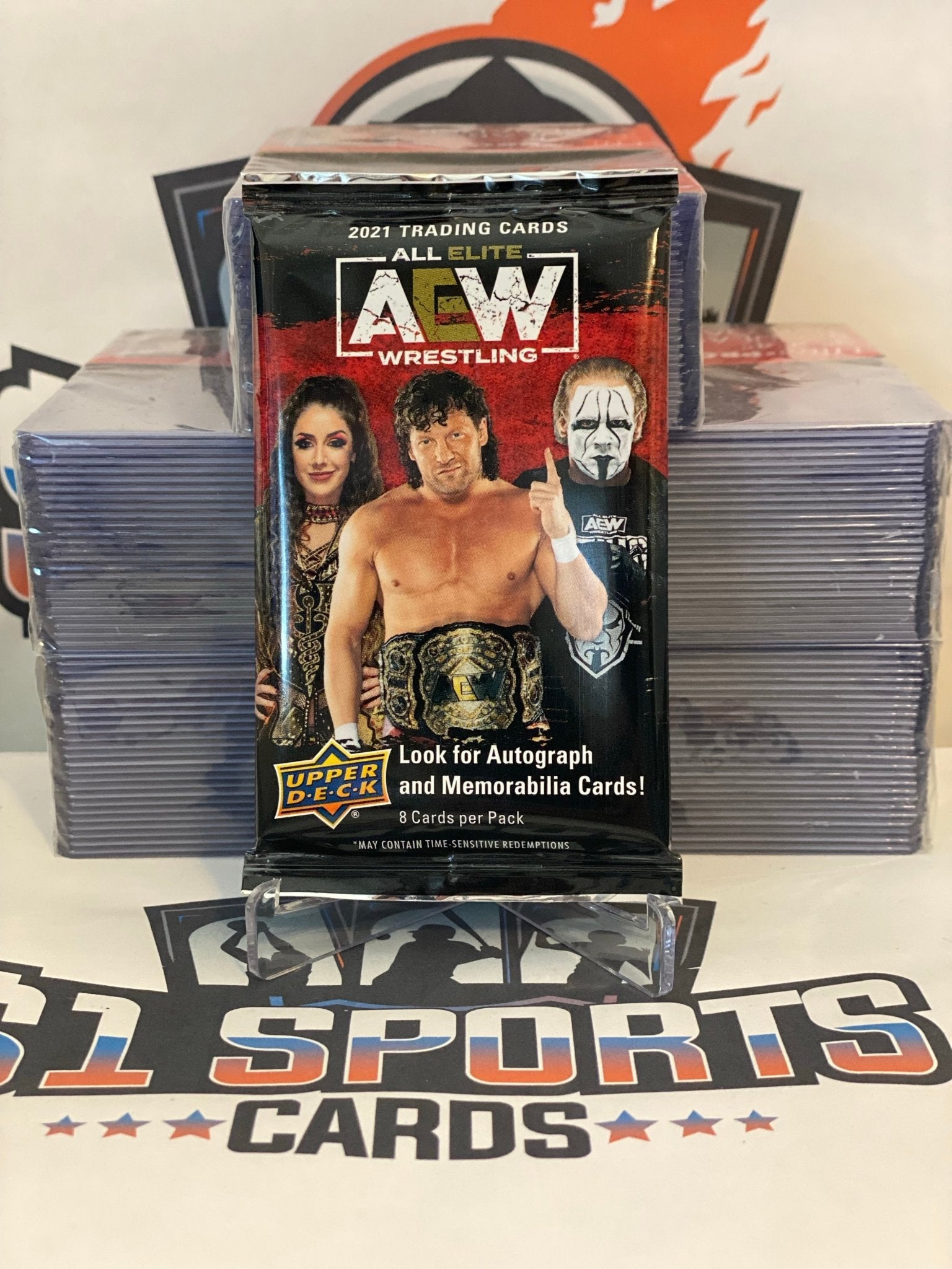 2021 Upper Deck AEW Wrestling Retail Pack – $1 Sports Cards