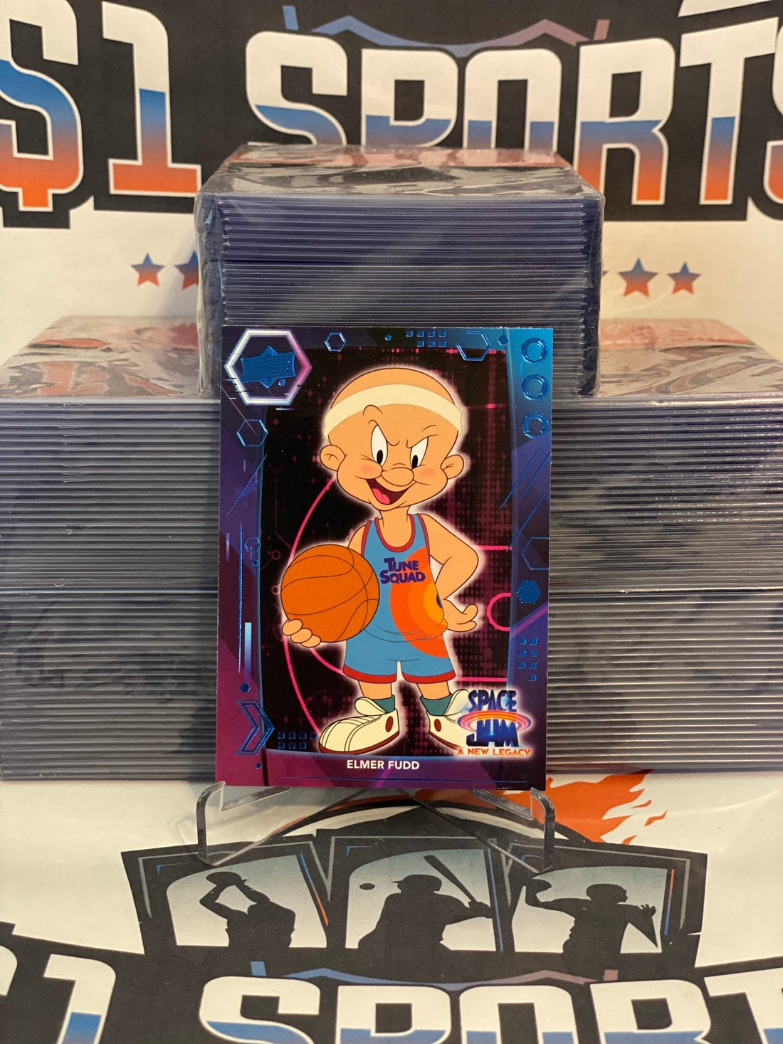 2021 Upper Deck Space Jam (Blue) Elmer Fudd #18 – $1 Sports Cards