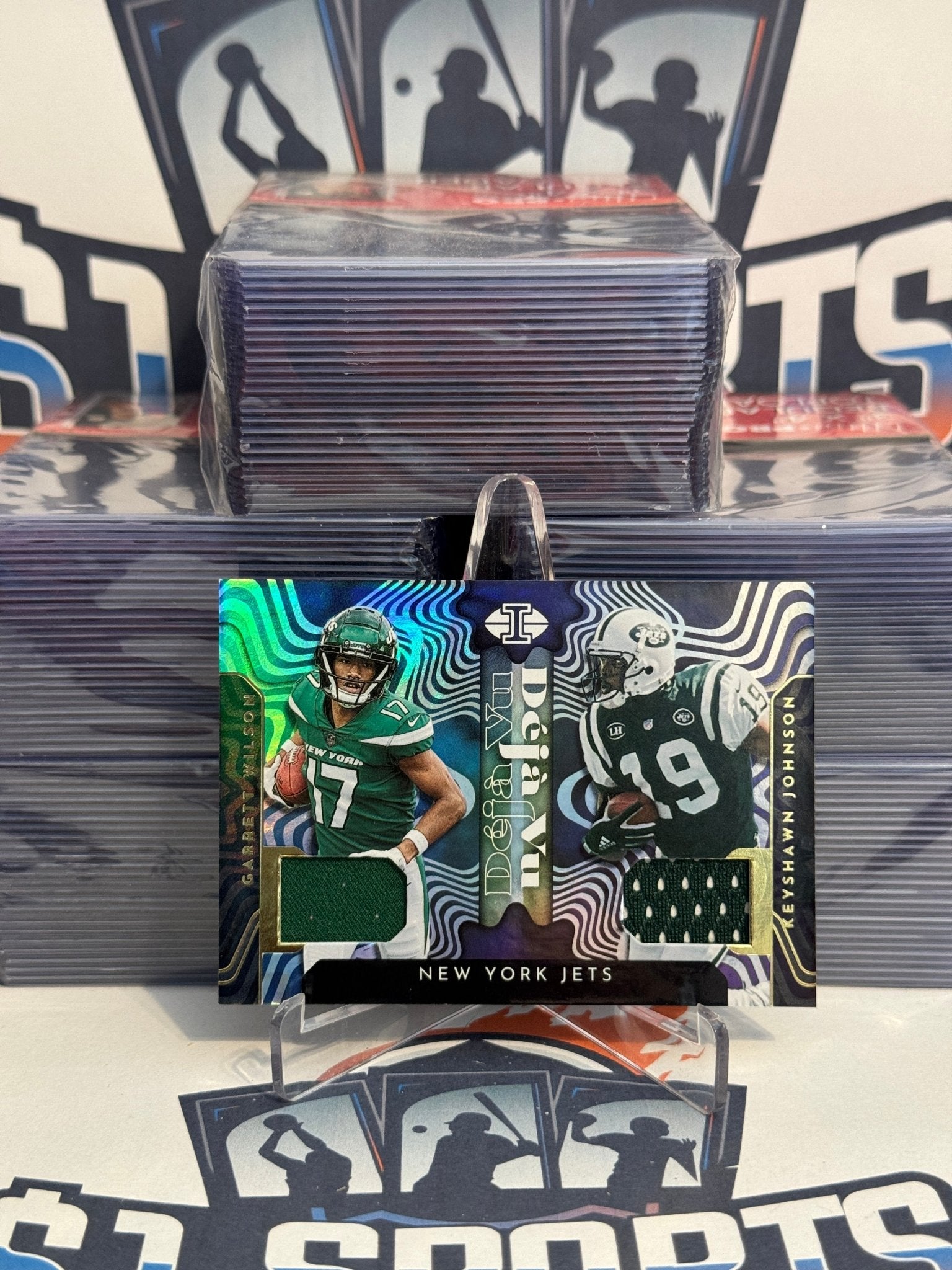 2022 Panini Illusions (Deja Vu Relic) Keshawn Johnson & Garrett Wilson ...