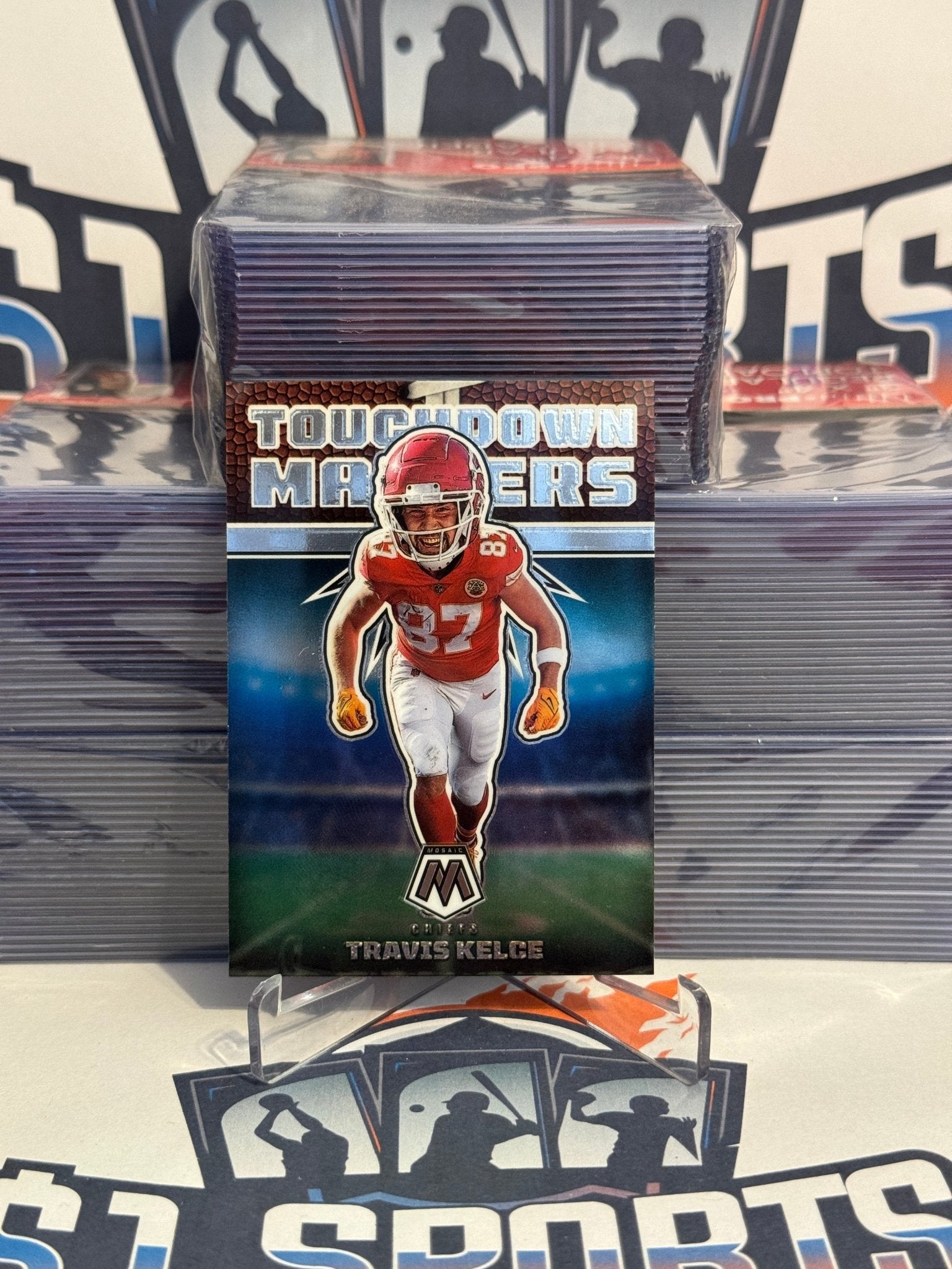 2022 Panini Mosaic (Touchdown Masters) Travis Kelce #TD-20 – $1 Sports Cards