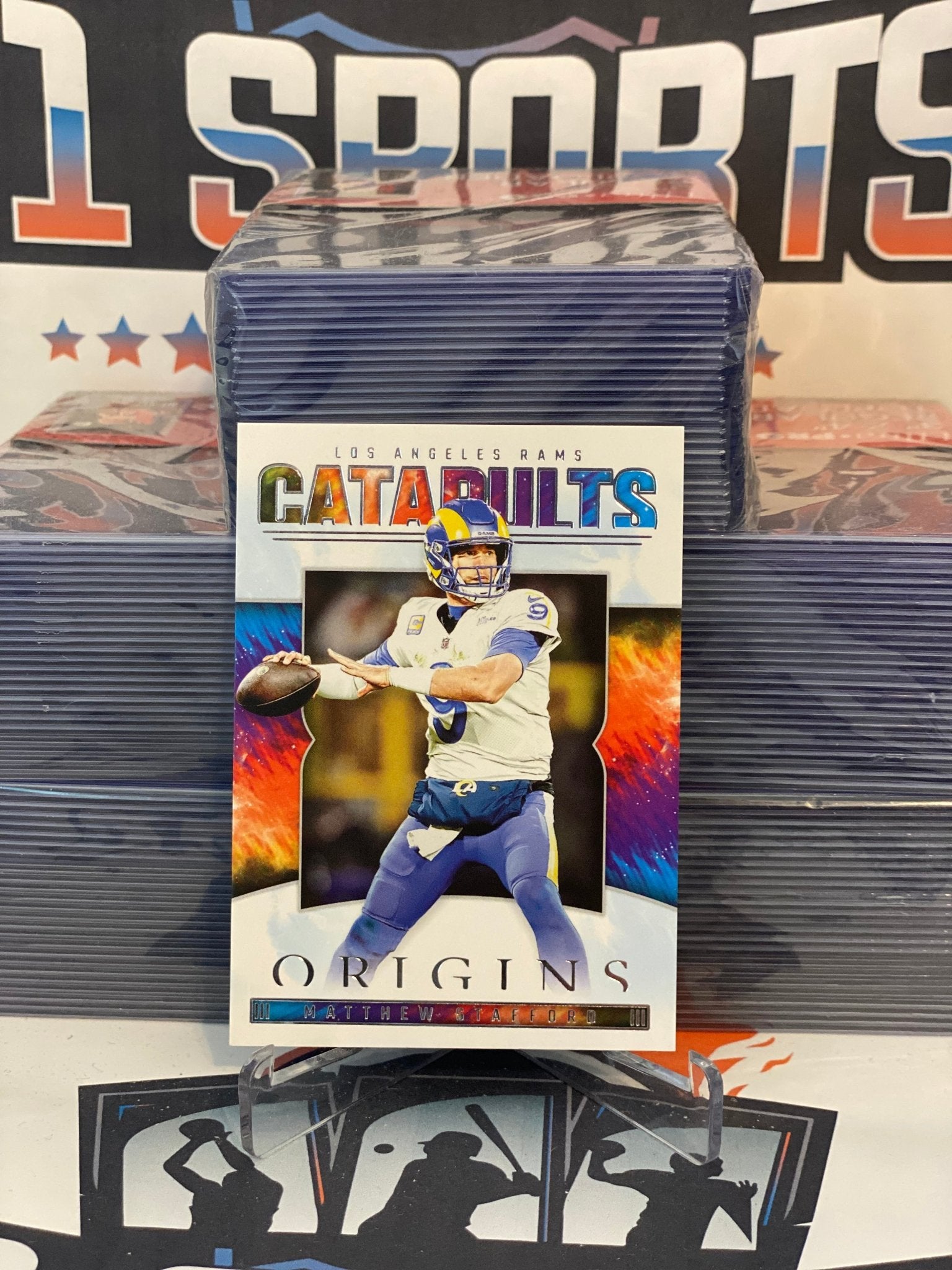 2022 Panini Origins (Catapults) Matthew Stafford #CAT-14 – $1 Sports Cards