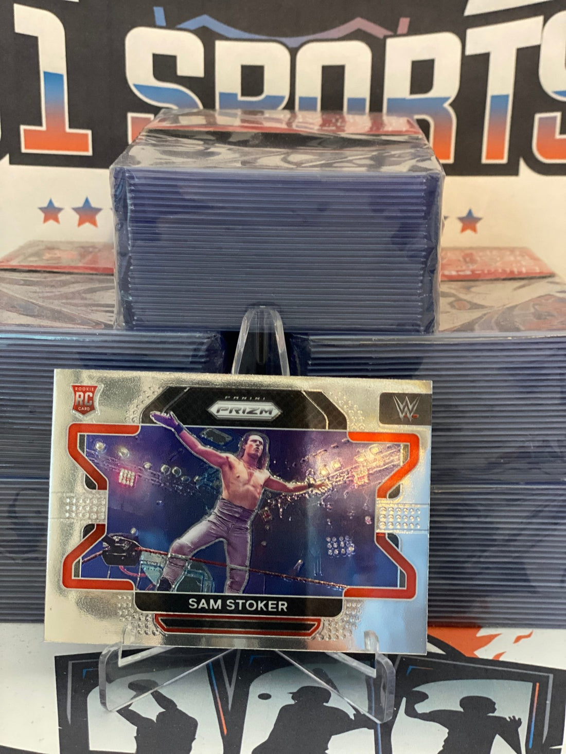2022 Panini Prizm WWE Sam Stoker Rookie #50 – $1 Sports Cards