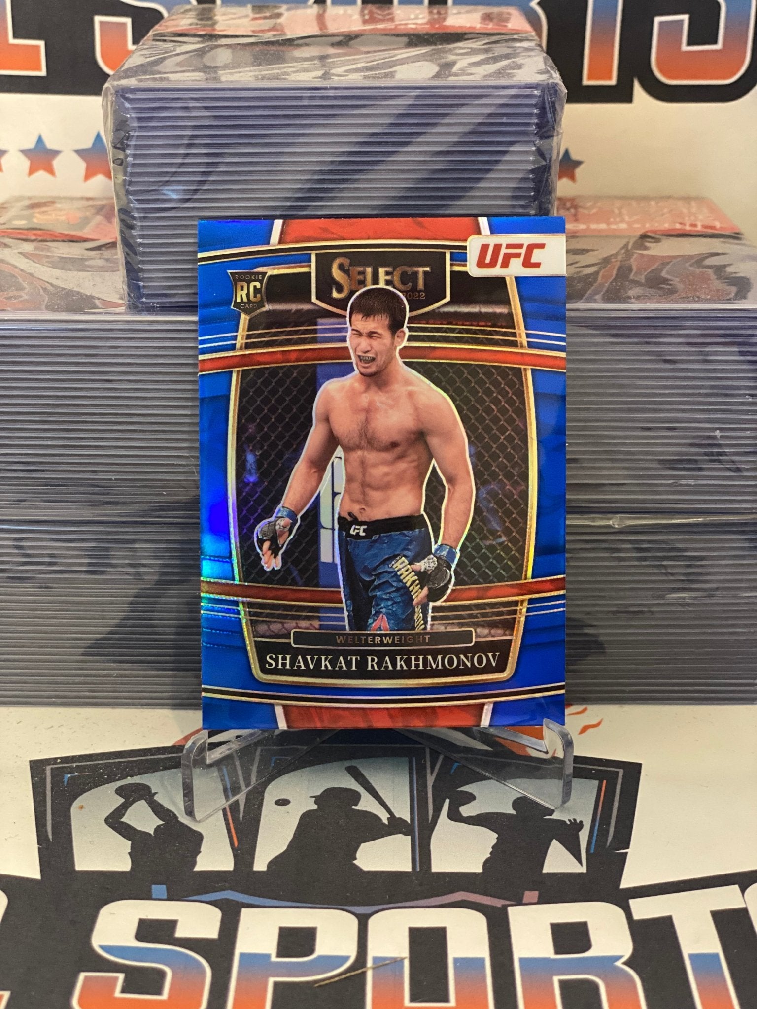 2022 Panini Select UFC (Silver Prizm) Shavkat Rakhmonov Rookie #84 – $1 ...