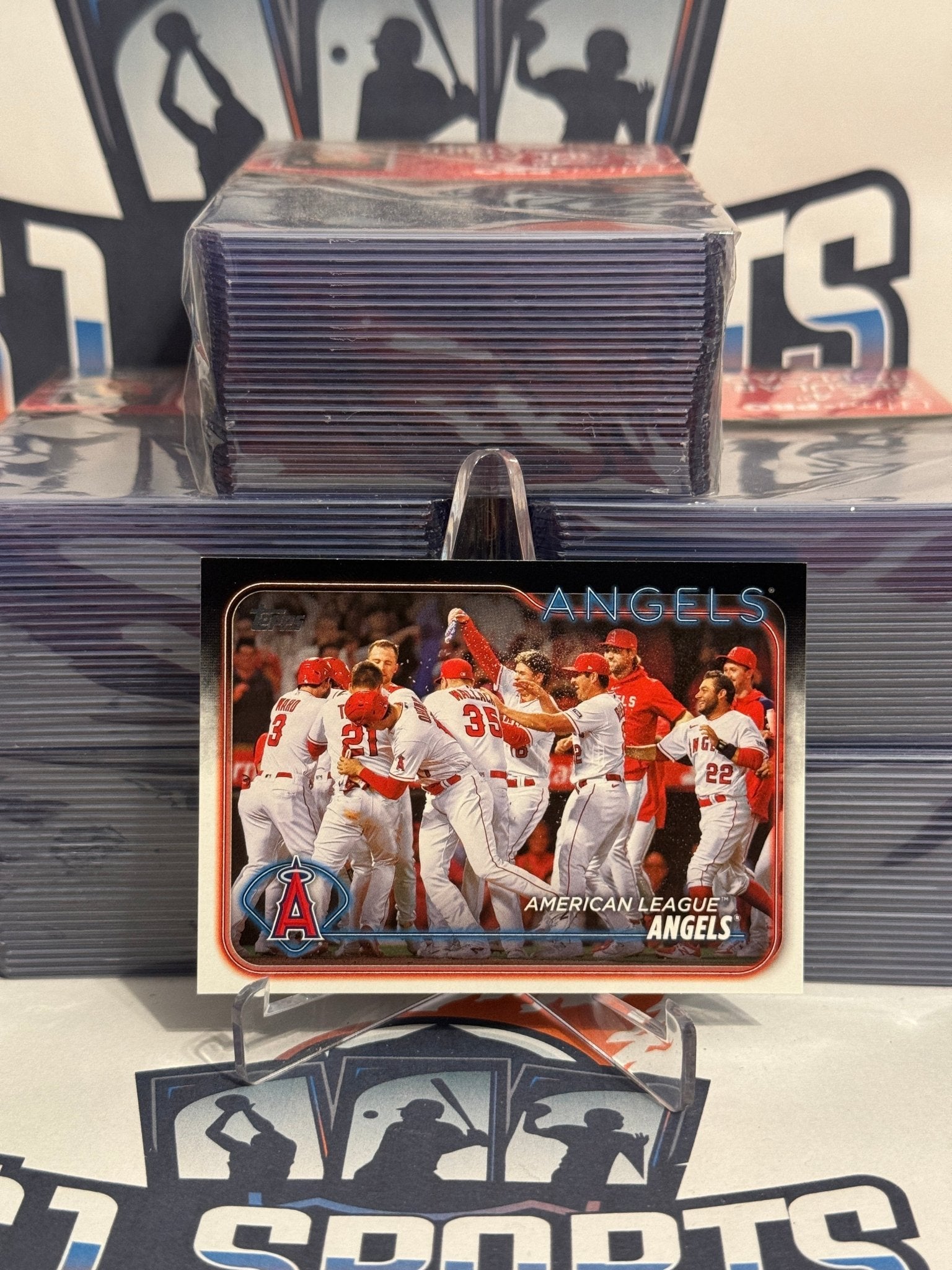 2024 Topps (Angels Team Card) Mike Trout & Shohei Ohtani #279 – $1 Sports Cards