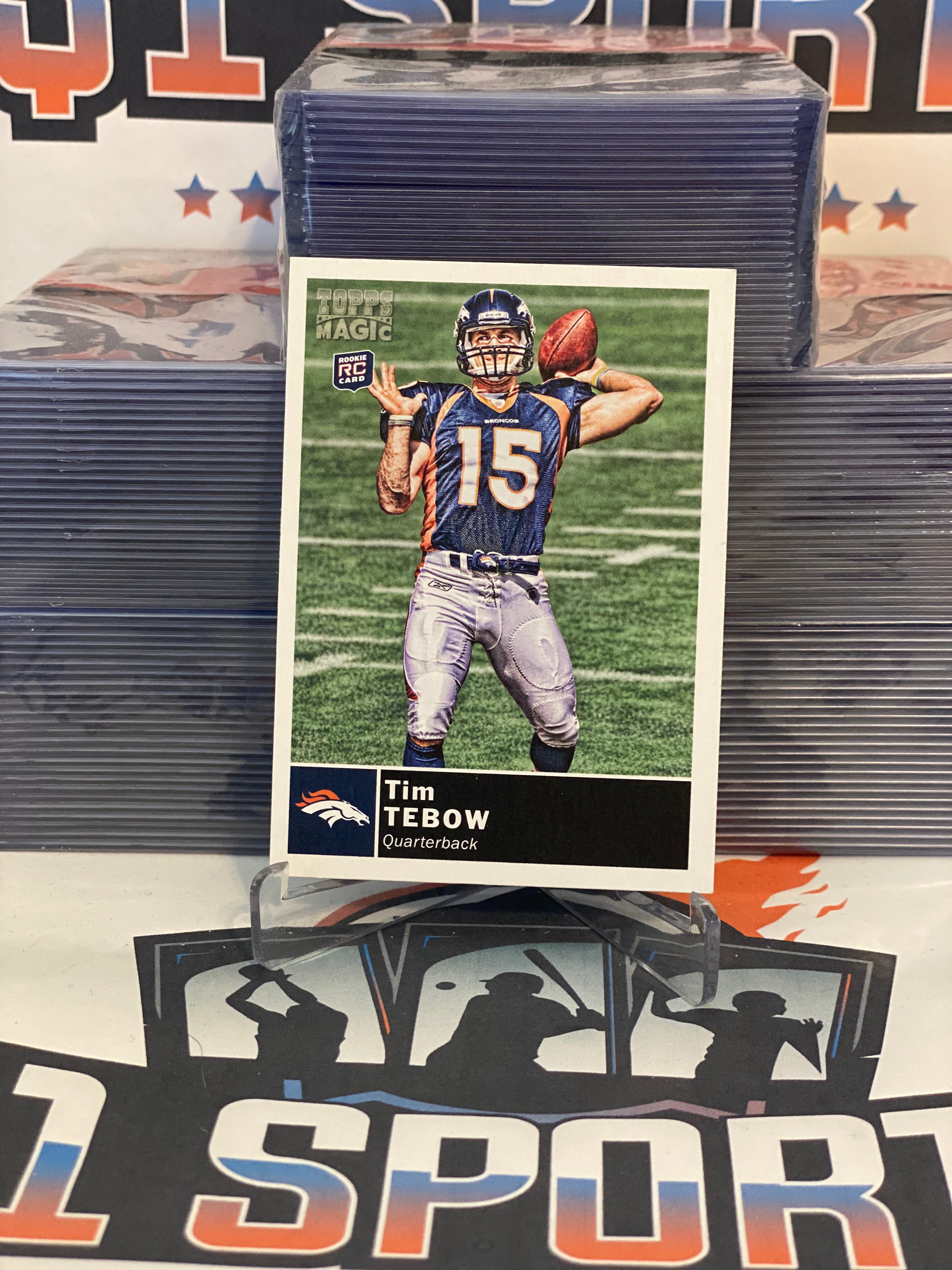 2010 Topps Magic Tim Tebow Rookie #25 – $1 Sports Cards