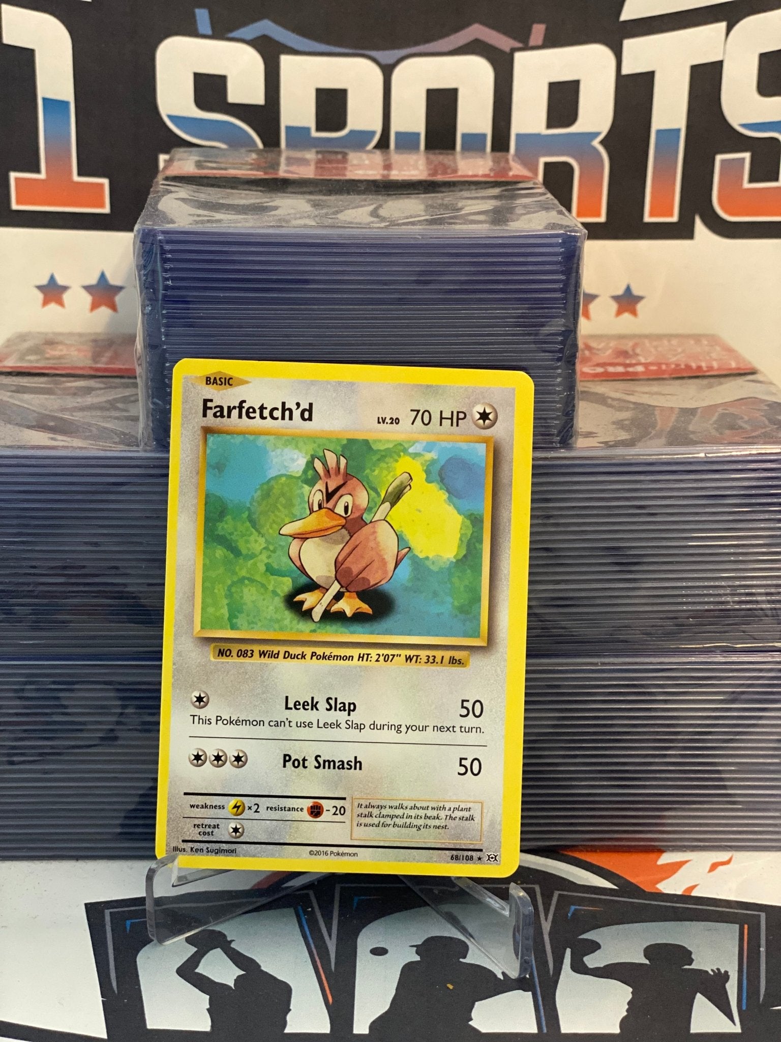 Pokemon TCG: Evolutions - Farfetch'd (Rare) #68 – $1 Sports Cards