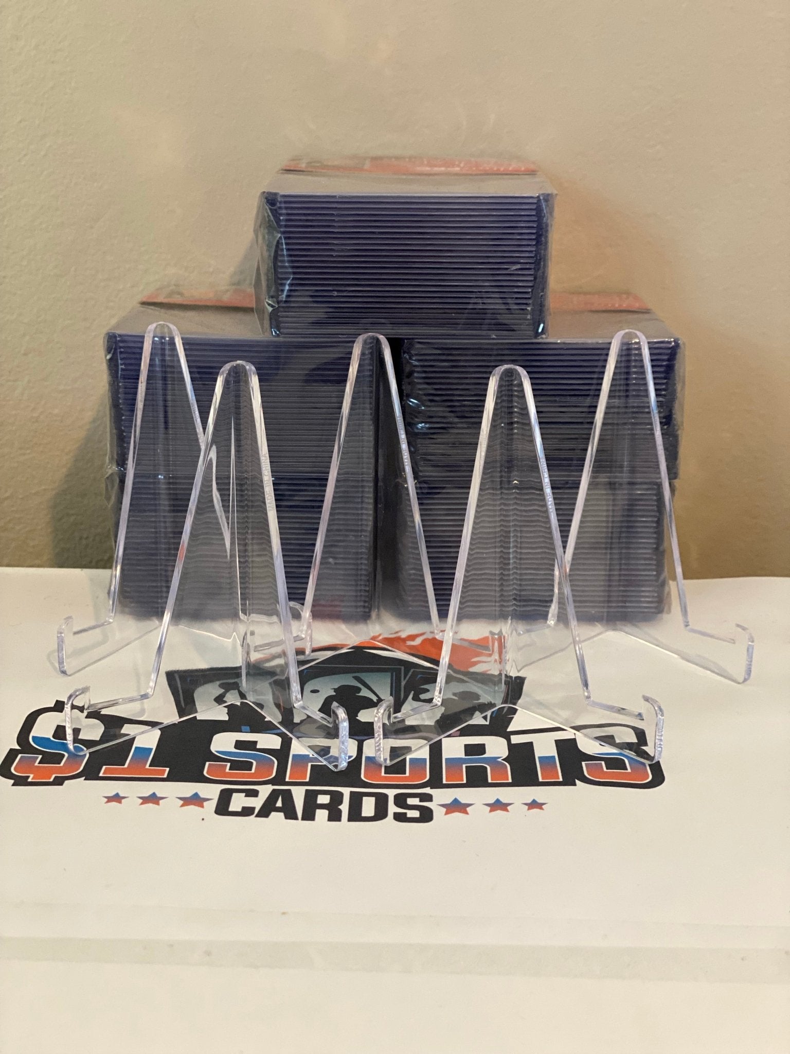 Ultra Pro Card Holder Stands (5) – $1 Sports Cards